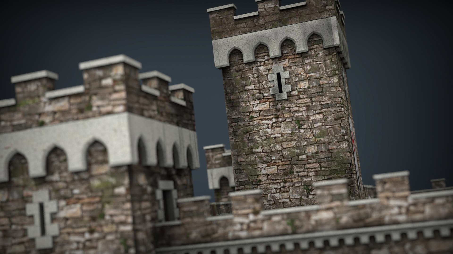 3D Medieval Fortress - TurboSquid 1223902
