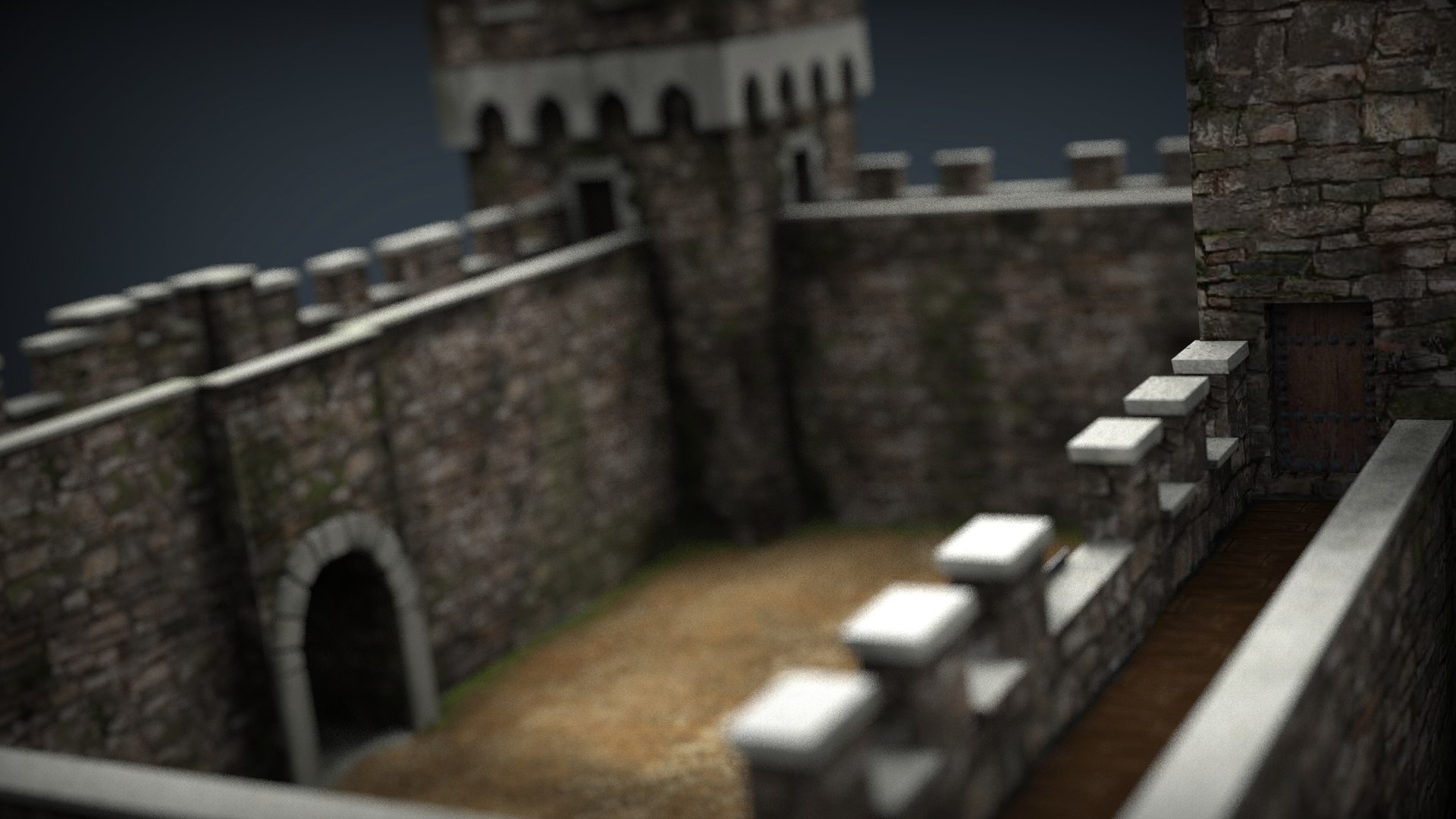 3D Medieval Fortress - TurboSquid 1223902
