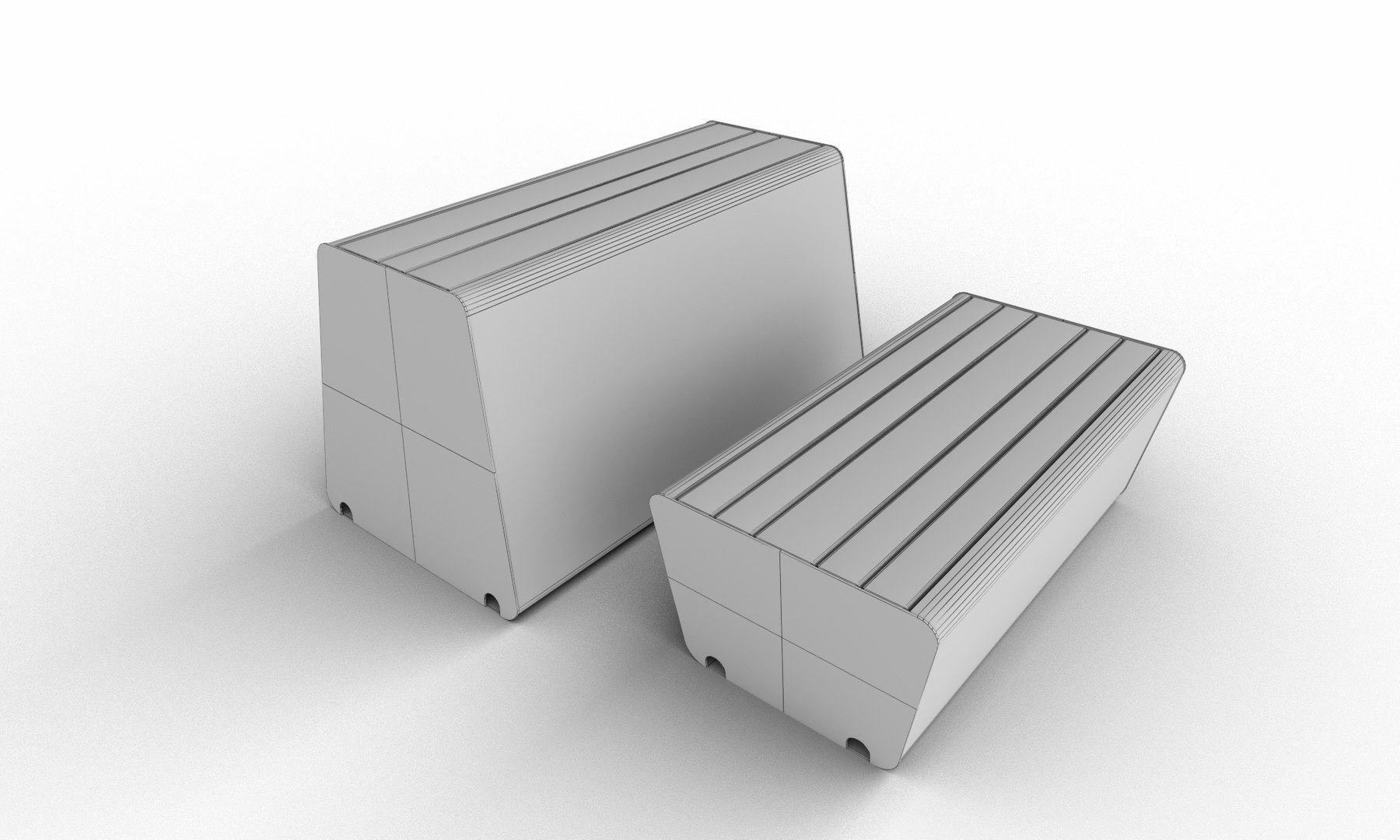 3D Lingotto Punto Modul Benches - TurboSquid 2224388