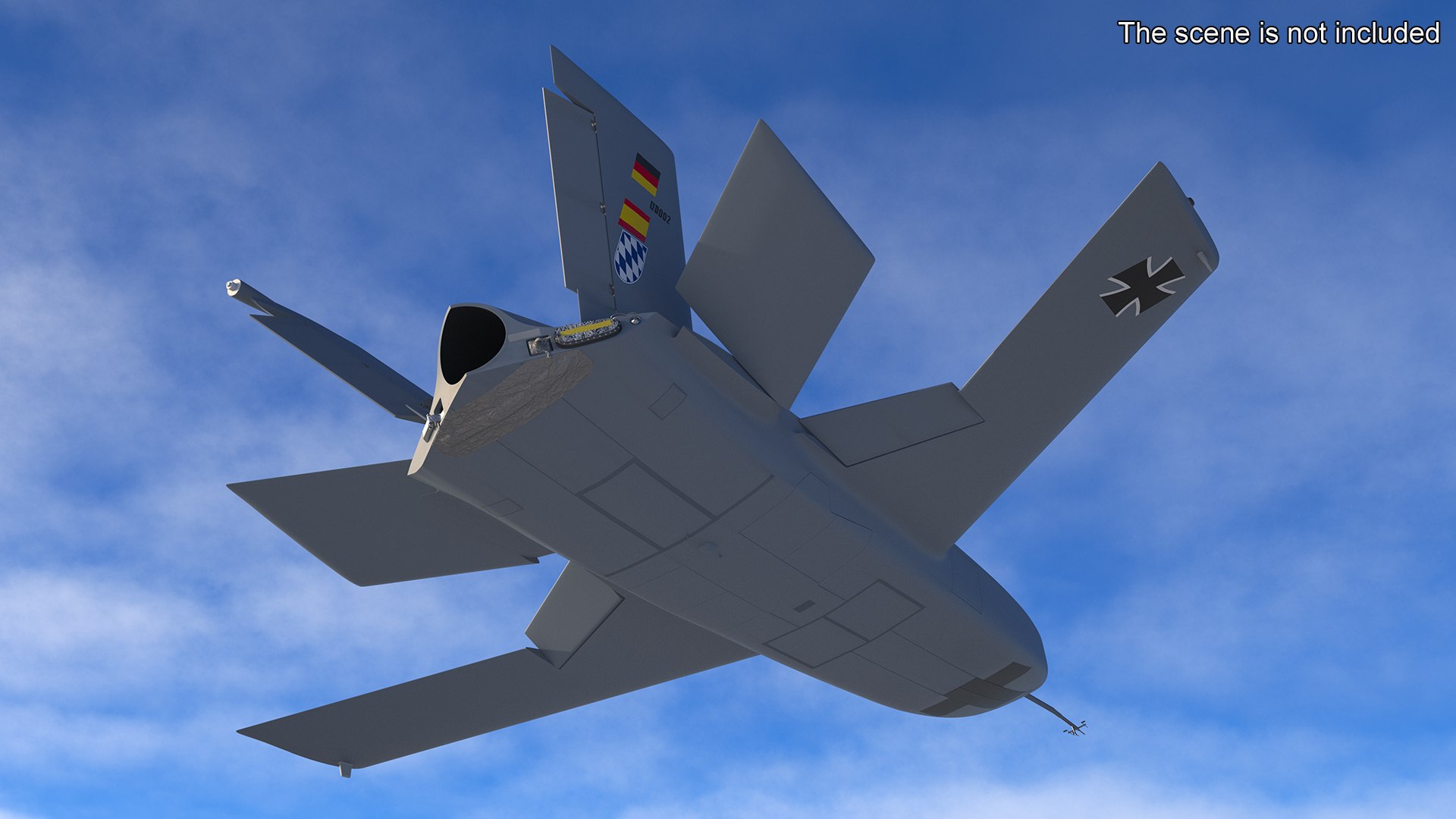 Jet Powered UAV EADS Barracuda Rigged For Maya 3D Model - TurboSquid ...