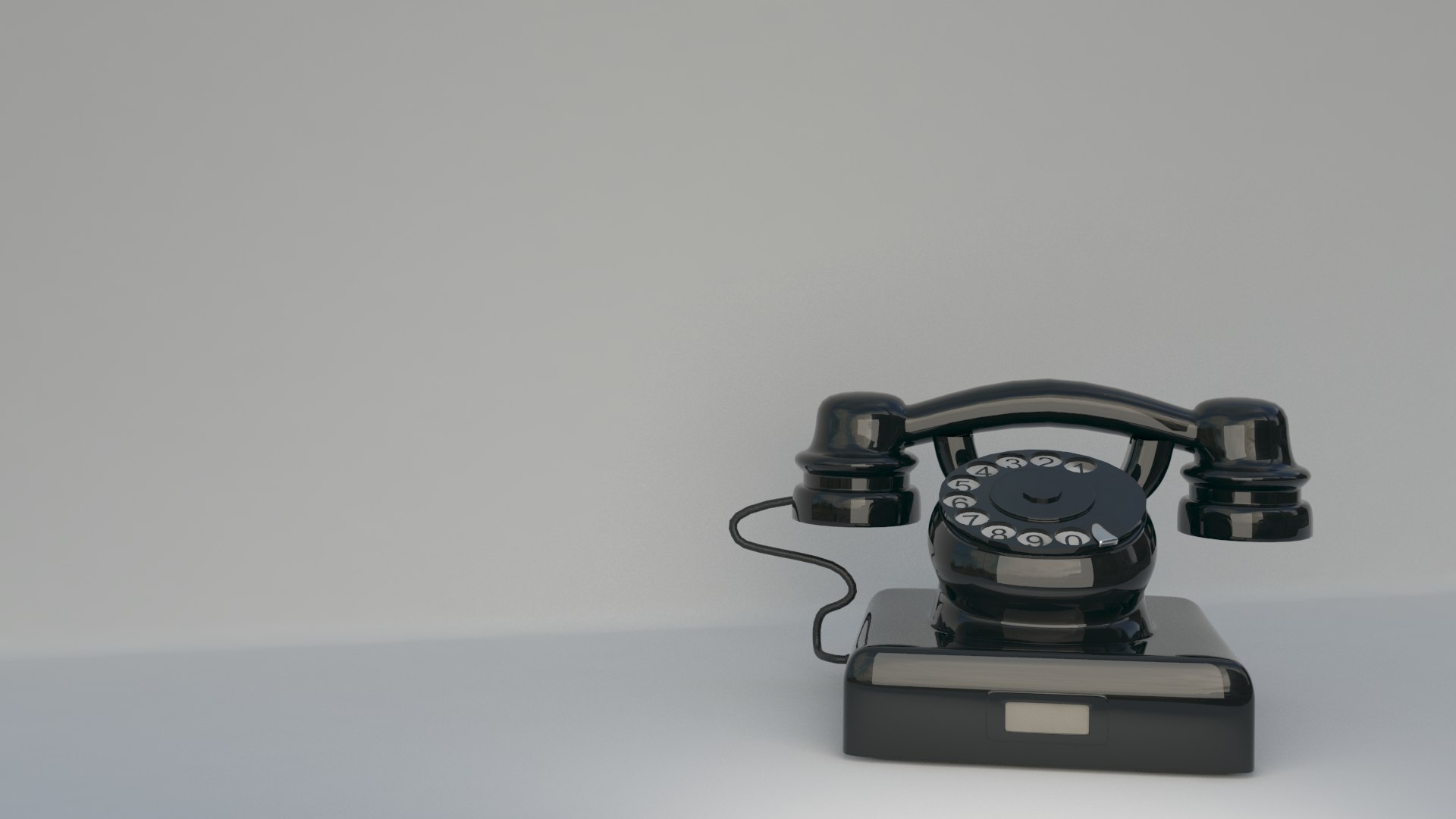 Old disc telephone 3D model - TurboSquid 2032222