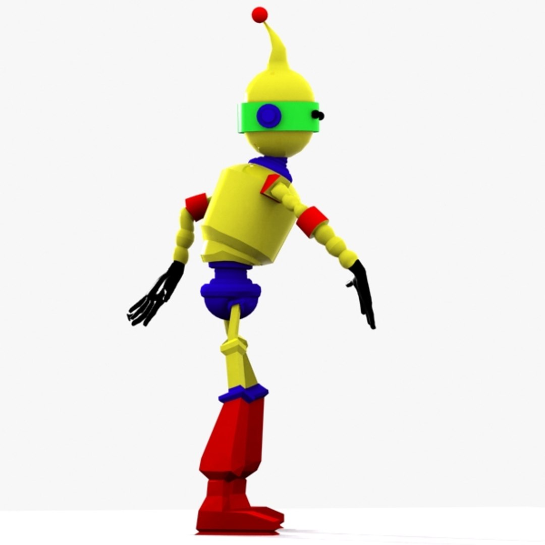 3d Robot Character Bot