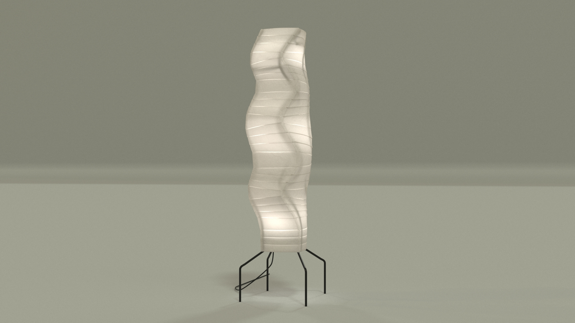 Rice Paper Lamp 3D model - TurboSquid 1739064