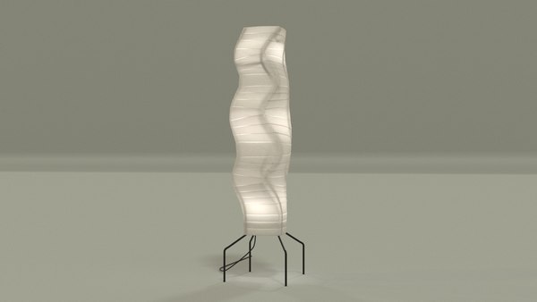 Rice Paper Lamp 3D model - TurboSquid 1739064