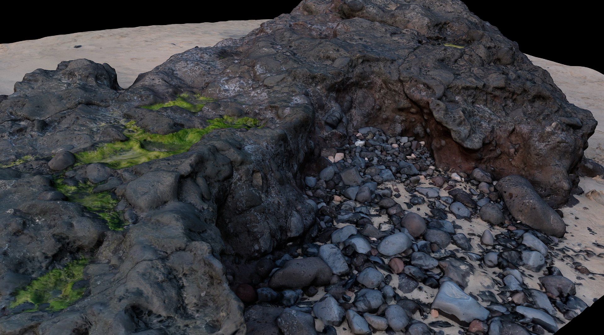 3D Model Ocean Cliffs 16K Ultra Scan 001 - TurboSquid 2180456