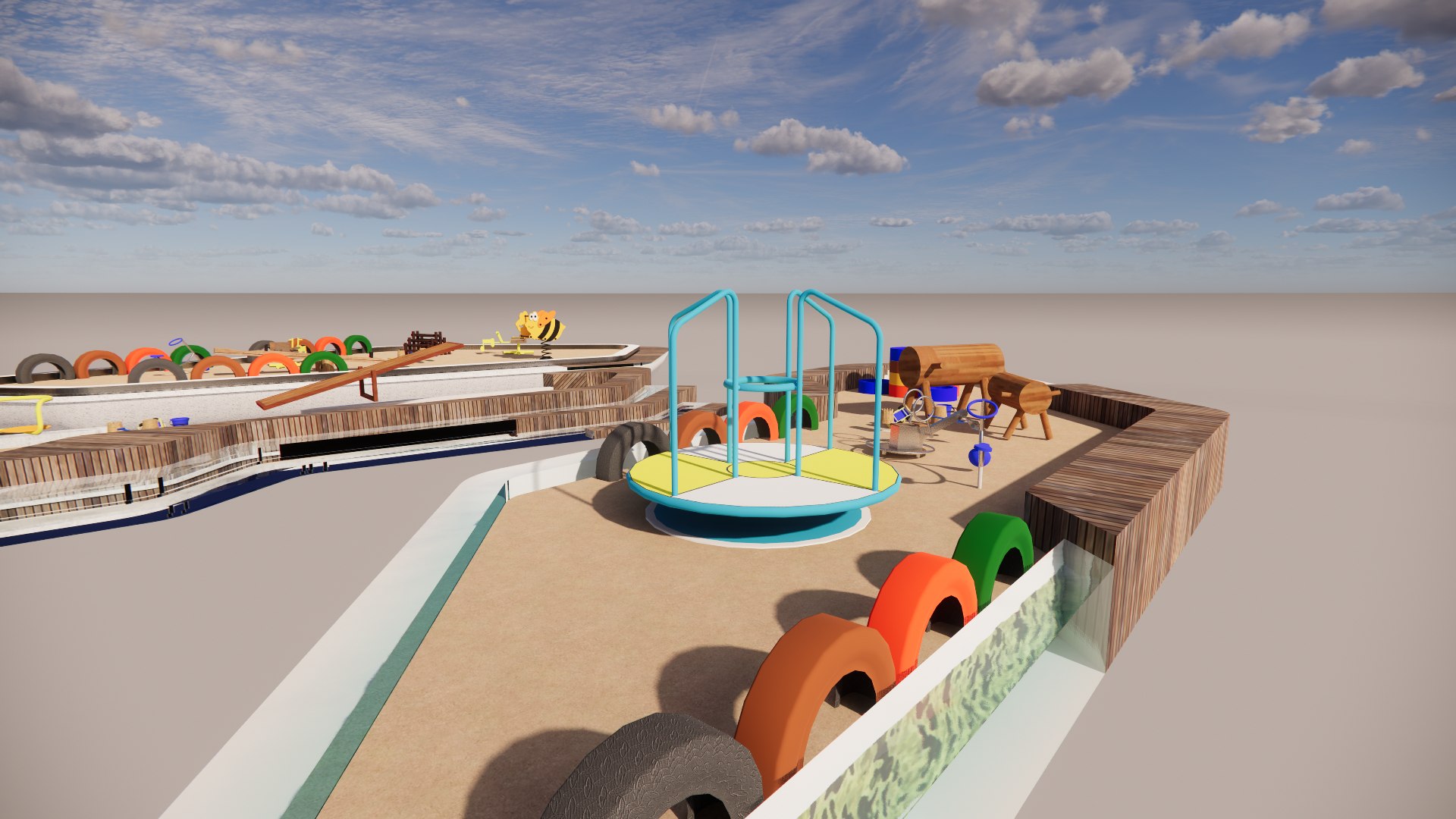 3D Model Sandbox Set For Playground-A6 - TurboSquid 2140048