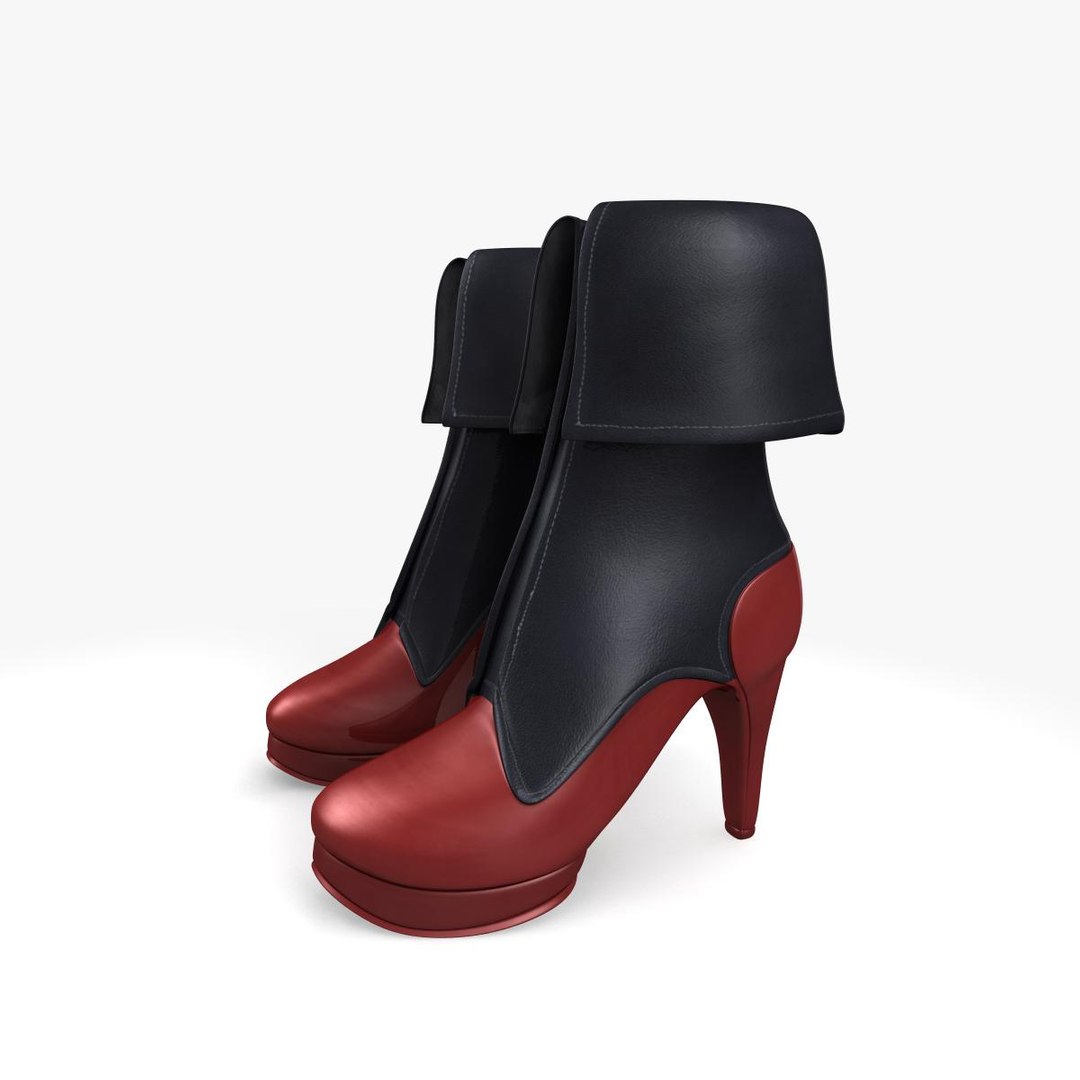 boots 3d obj