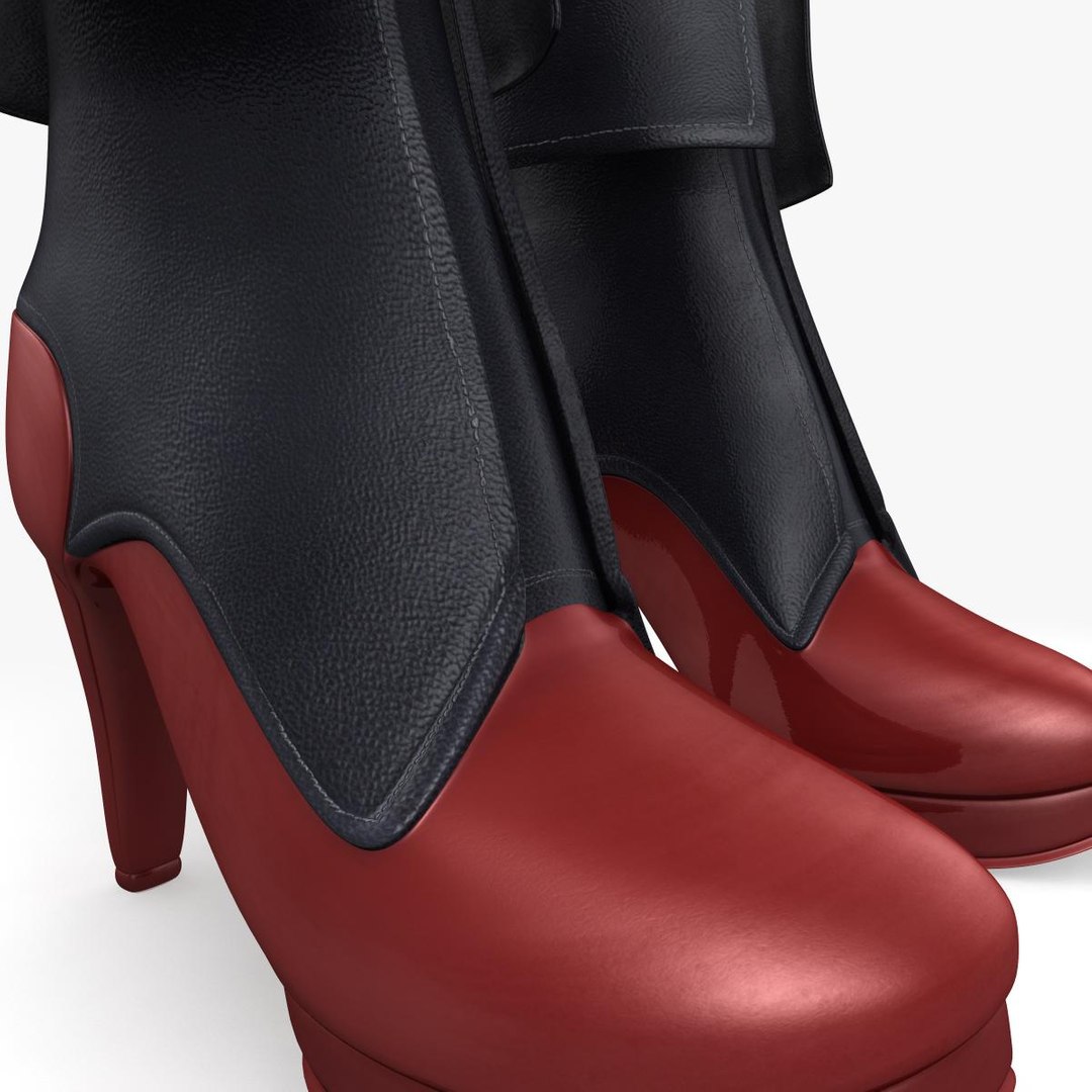 boots 3d obj
