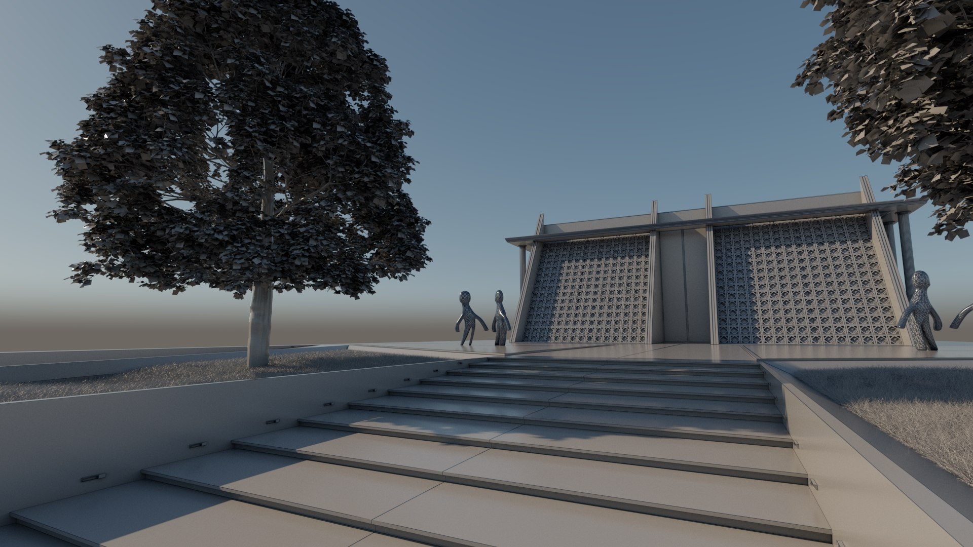 3D Model Art Museum Contemporary - TurboSquid 1712424