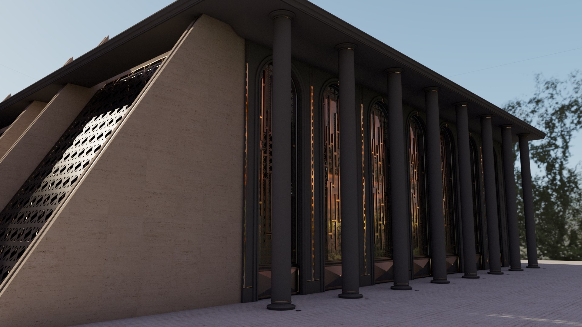 3D Model Art Museum Contemporary - TurboSquid 1712424