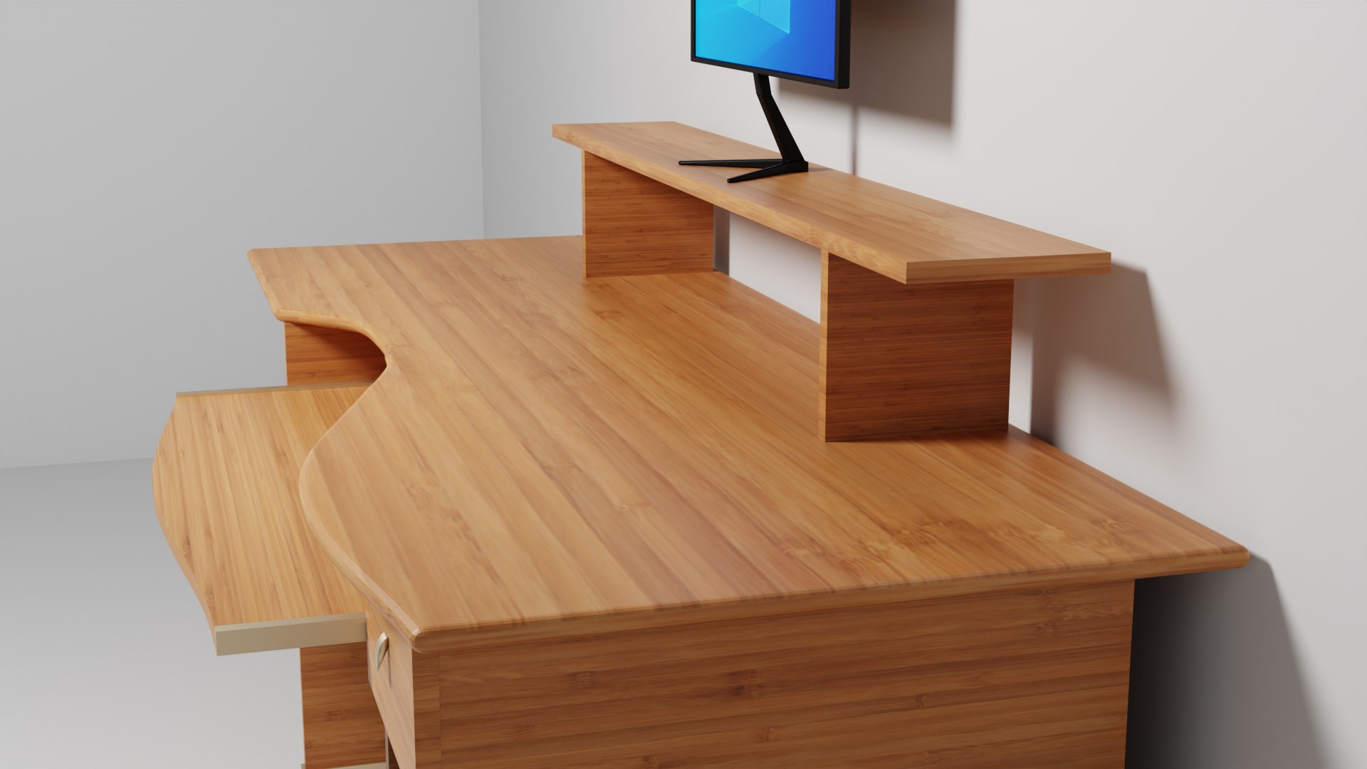 Simple Writing Desk 3D - TurboSquid 1874598