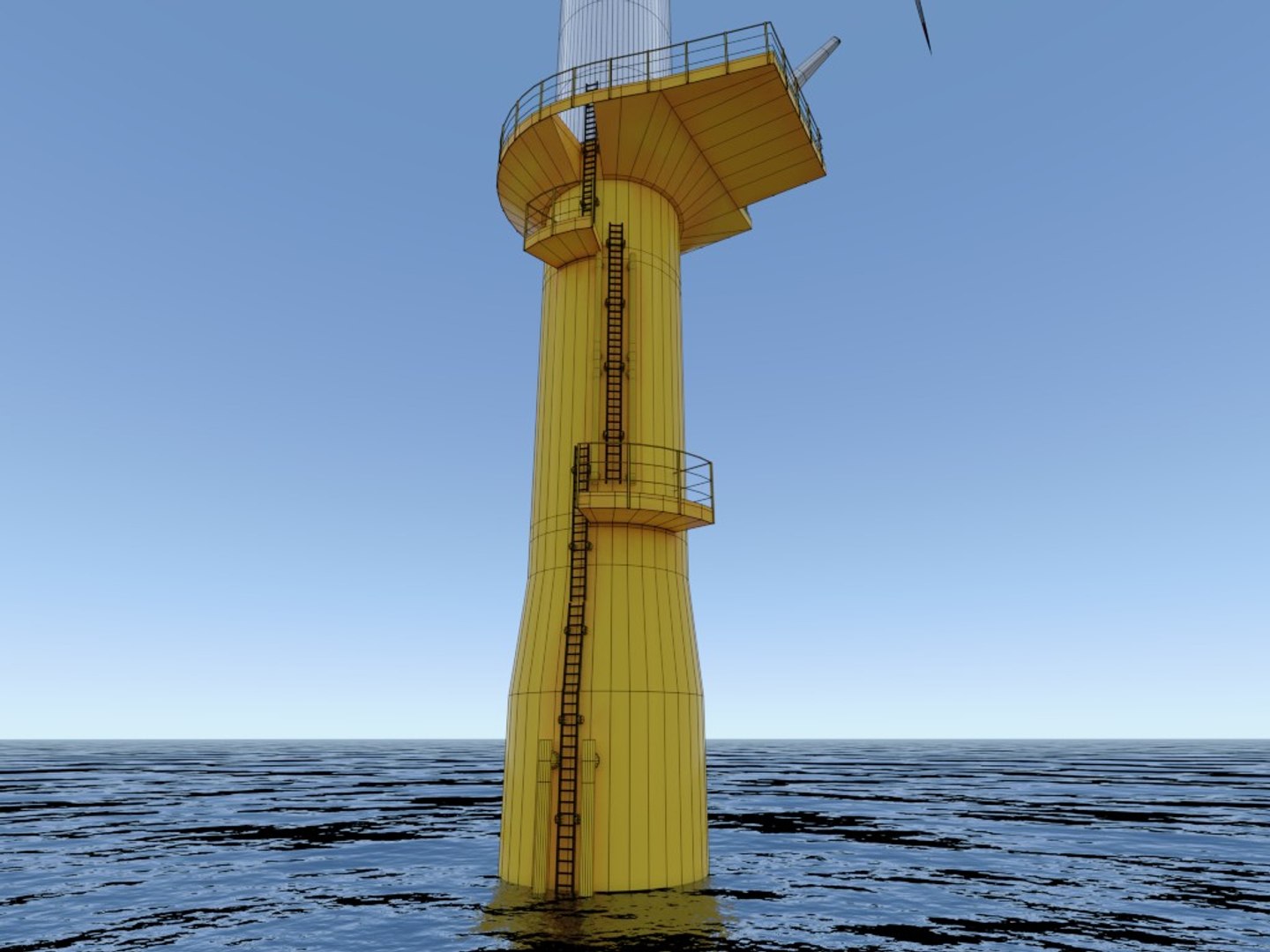 Onshore offshore 3D model - TurboSquid 1370726