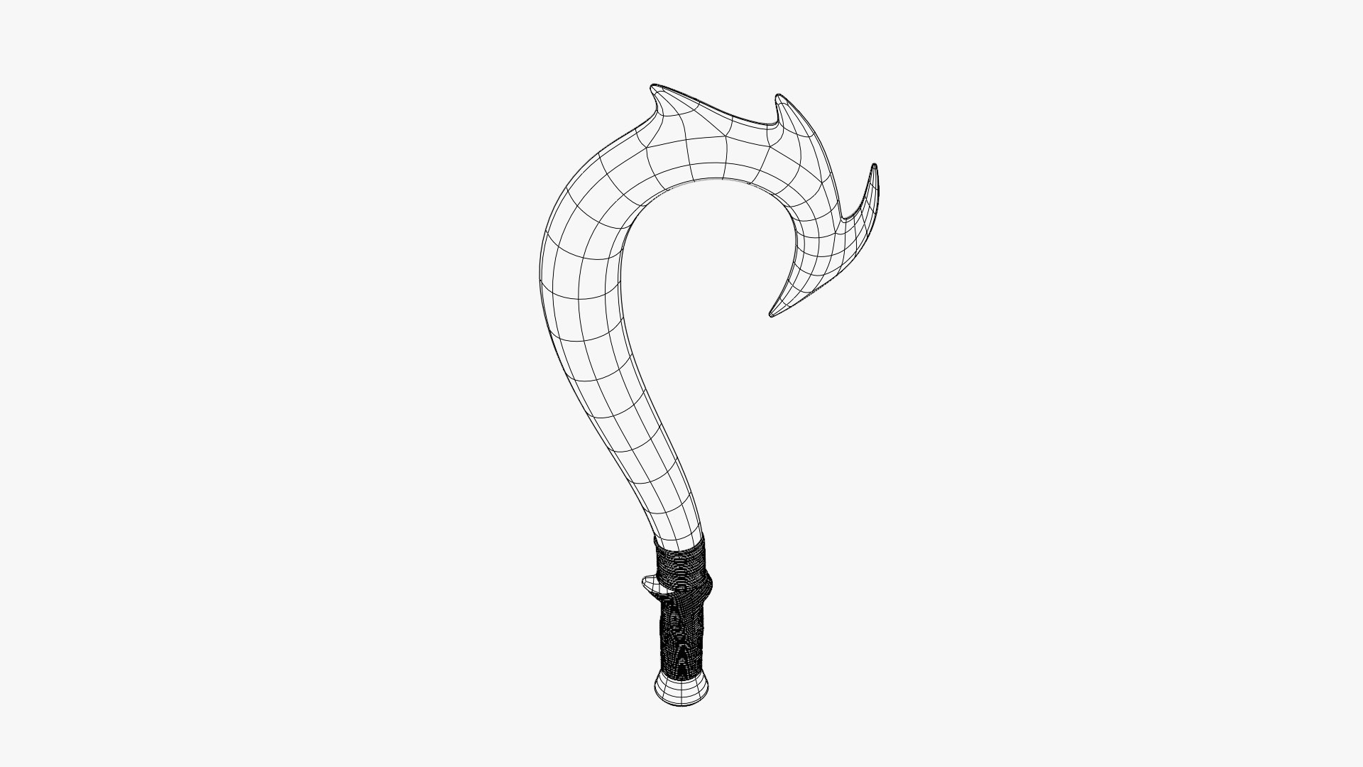 3D Magical Hook Weapon - Moana Maui Hook Model - TurboSquid 2408567