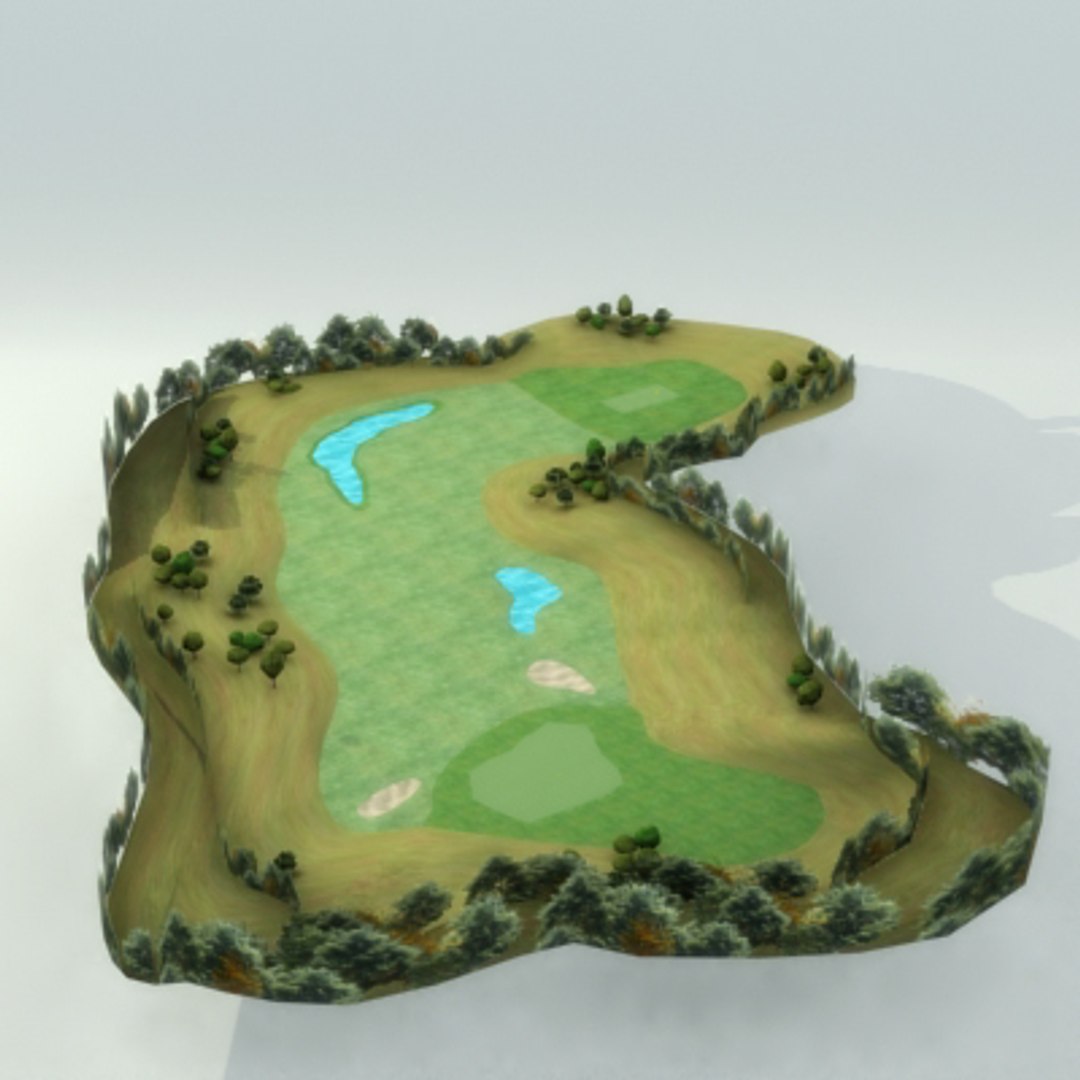 Golf Course 3d Model