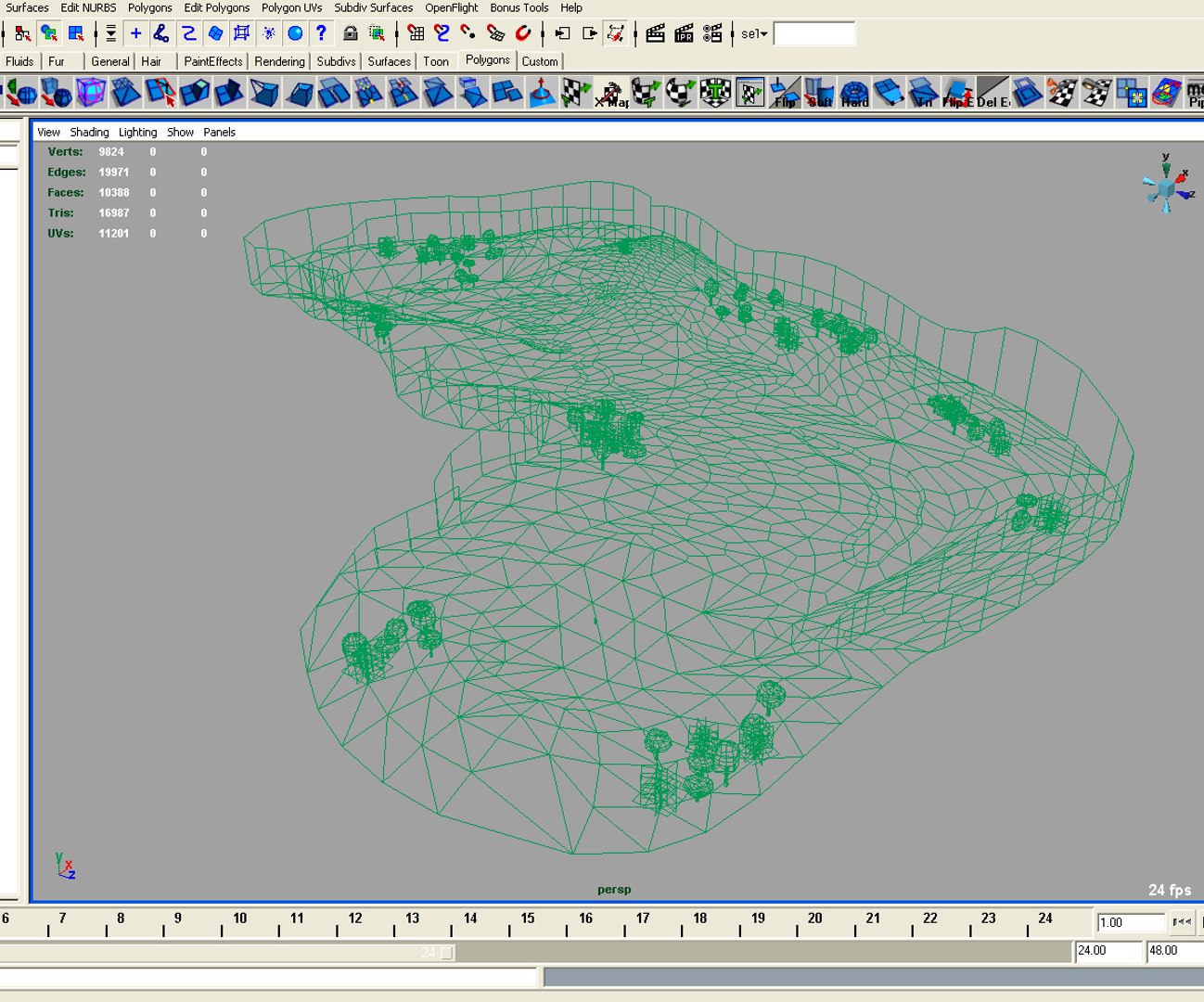 Golf Course 3d Model