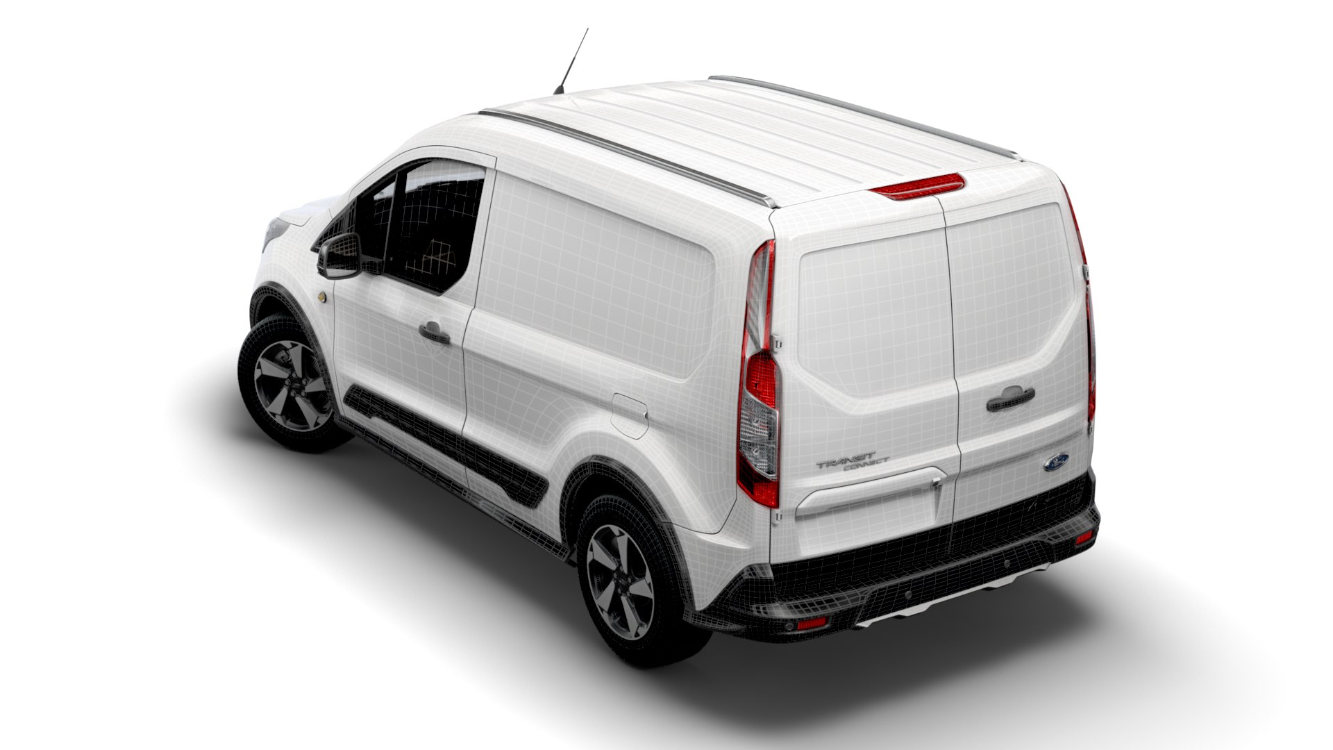 3D Transit Connect Van Swb - TurboSquid 1702827