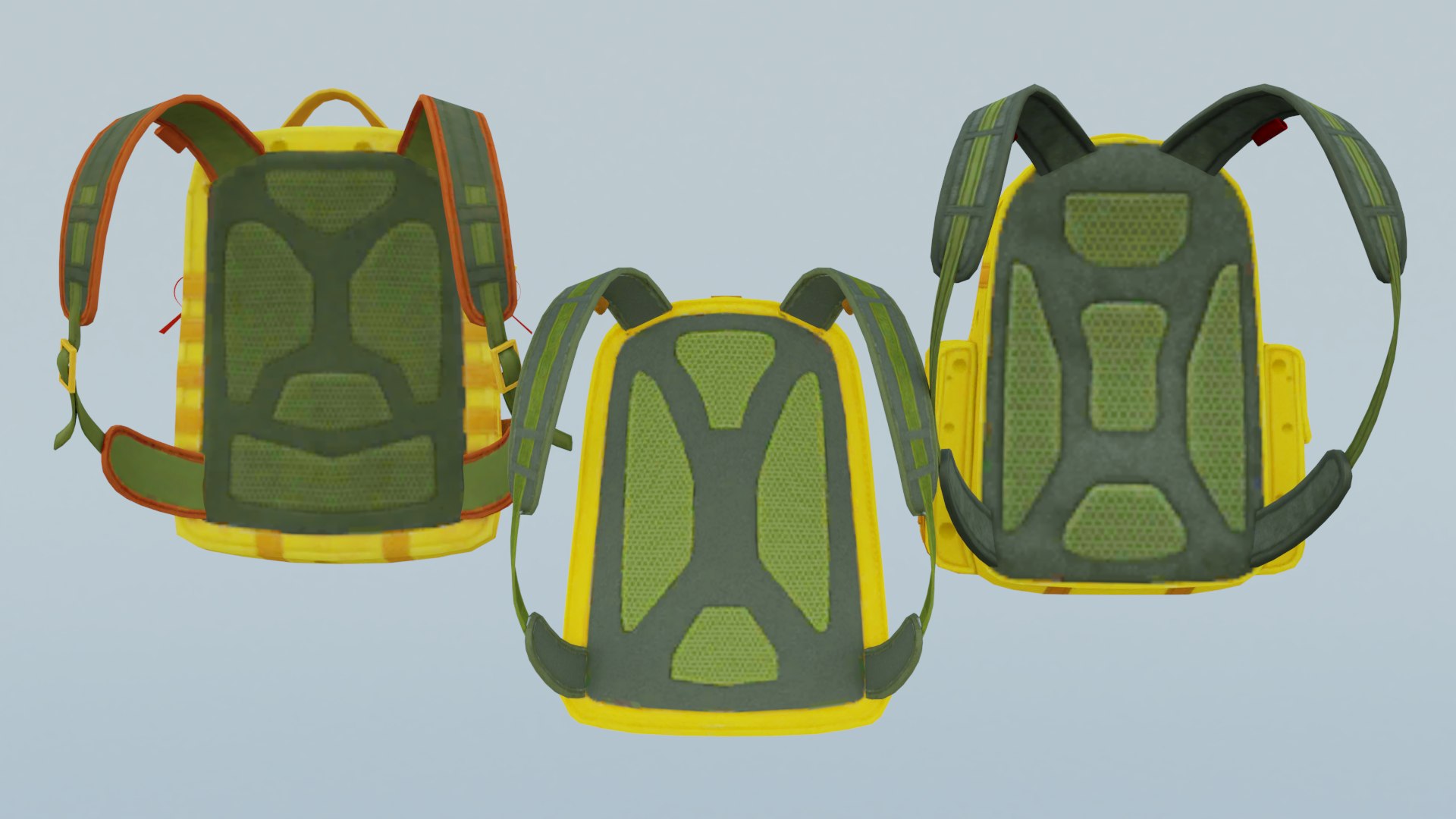 Bag 3x Cheesy Backpack 3D Model - TurboSquid 1816190