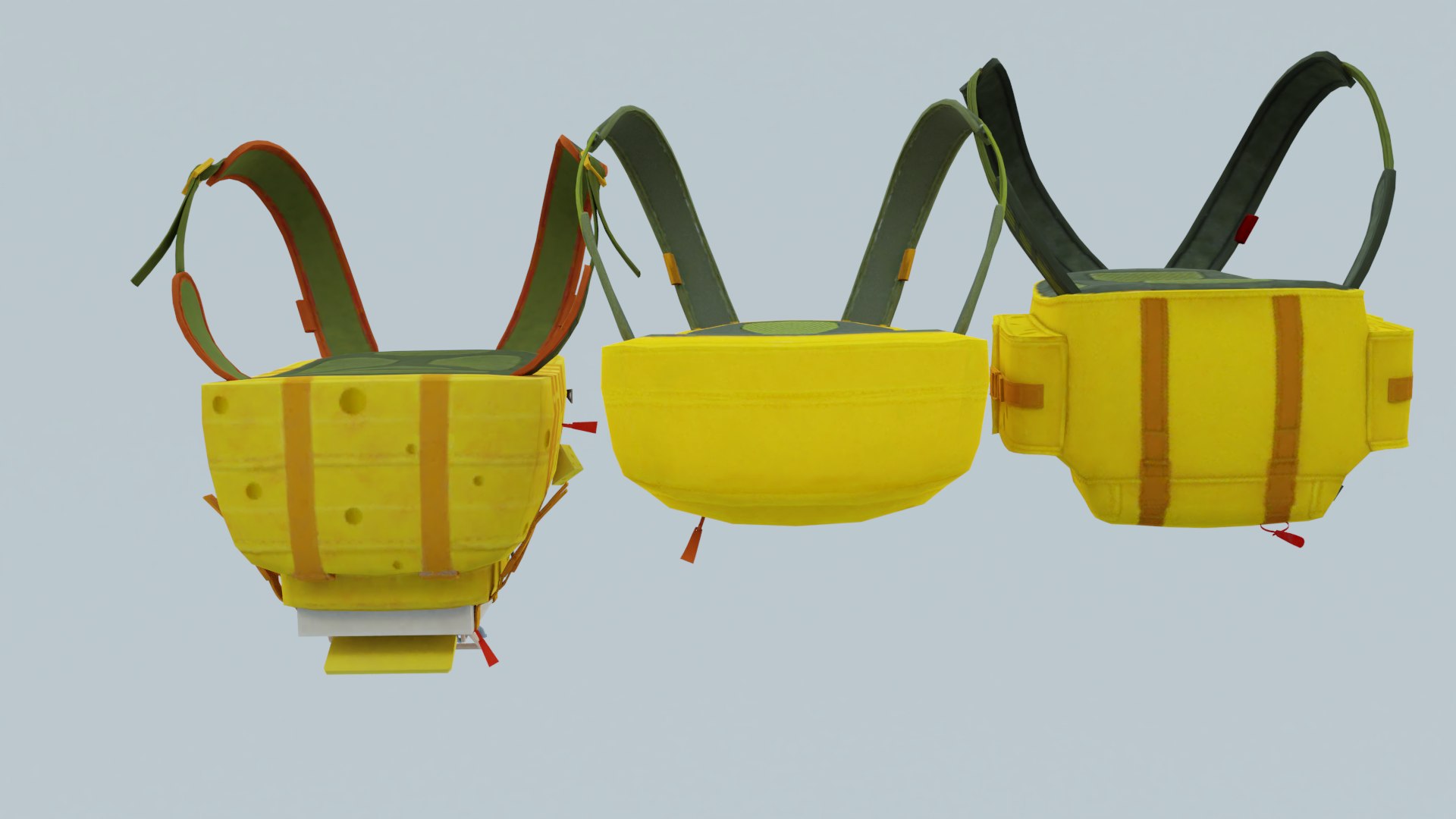 Bag 3x Cheesy Backpack 3D Model - TurboSquid 1816190