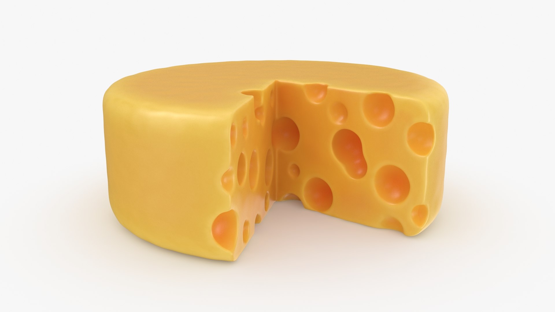 3D Stylized Cut Cheese 1 - TurboSquid 2339329