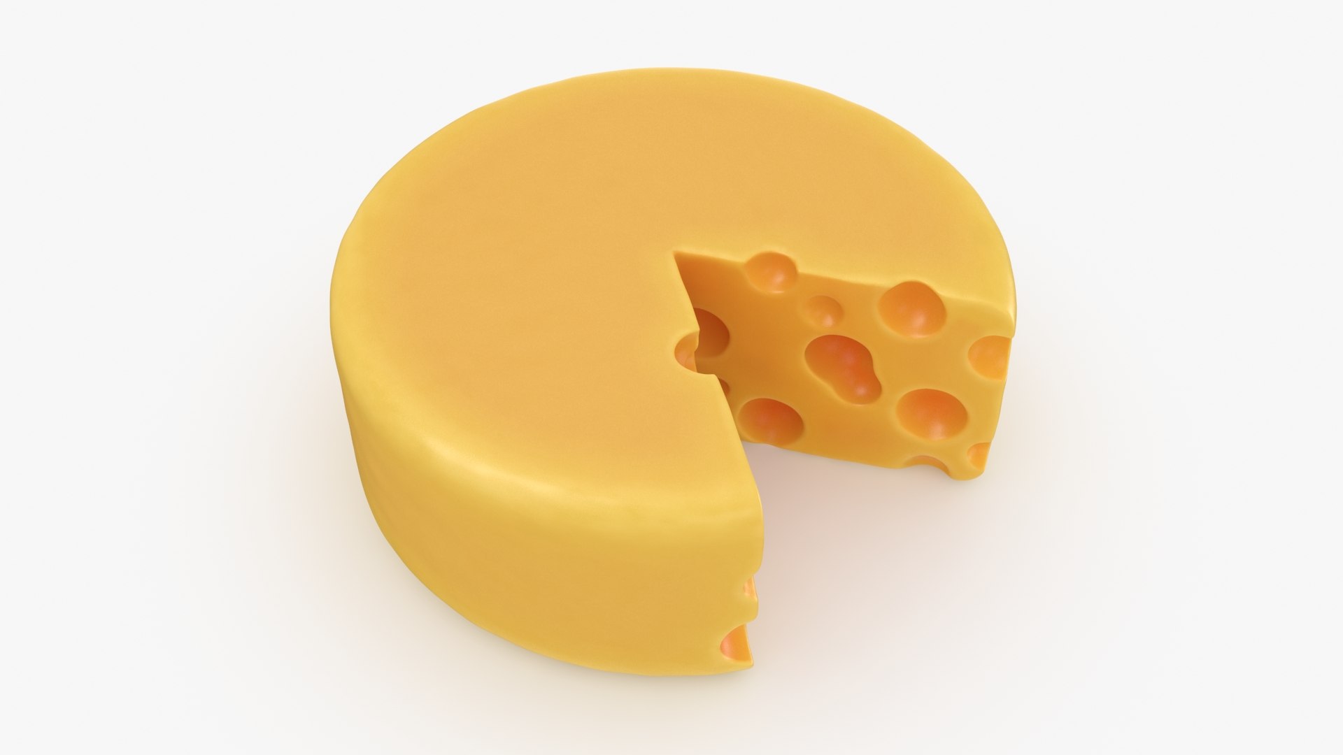 3D Stylized Cut Cheese 1 - TurboSquid 2339329