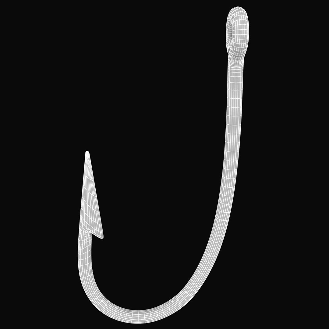 3d Model Fishing Hook