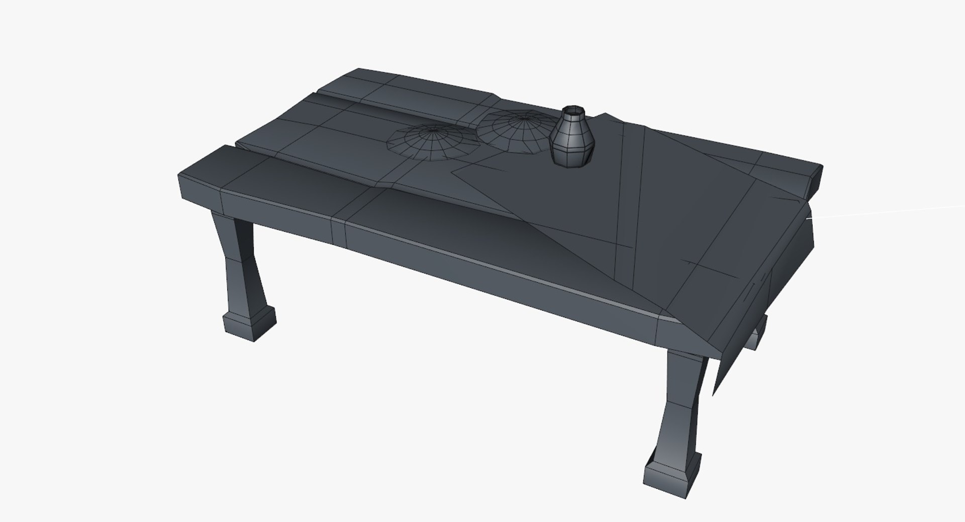 3d Model Old Table