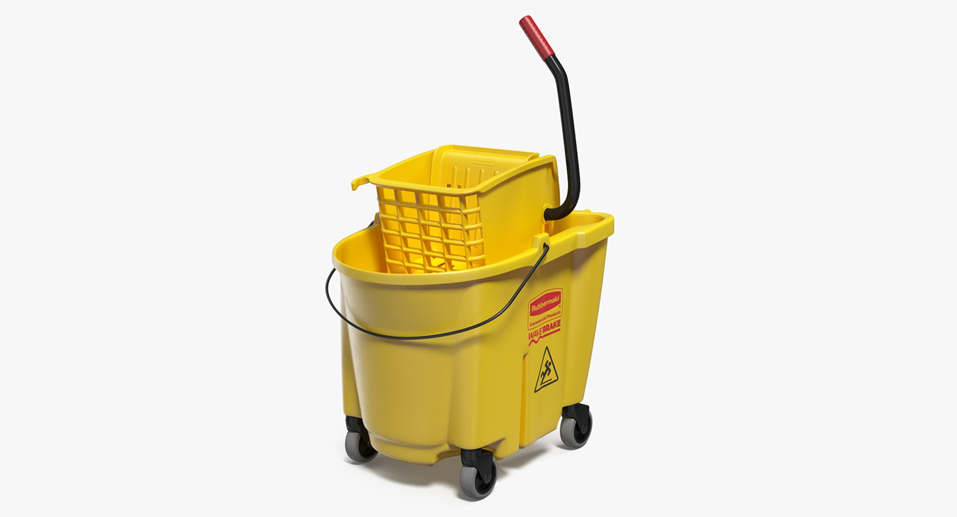 Single mop bucket wringer 3D model - TurboSquid 1259880