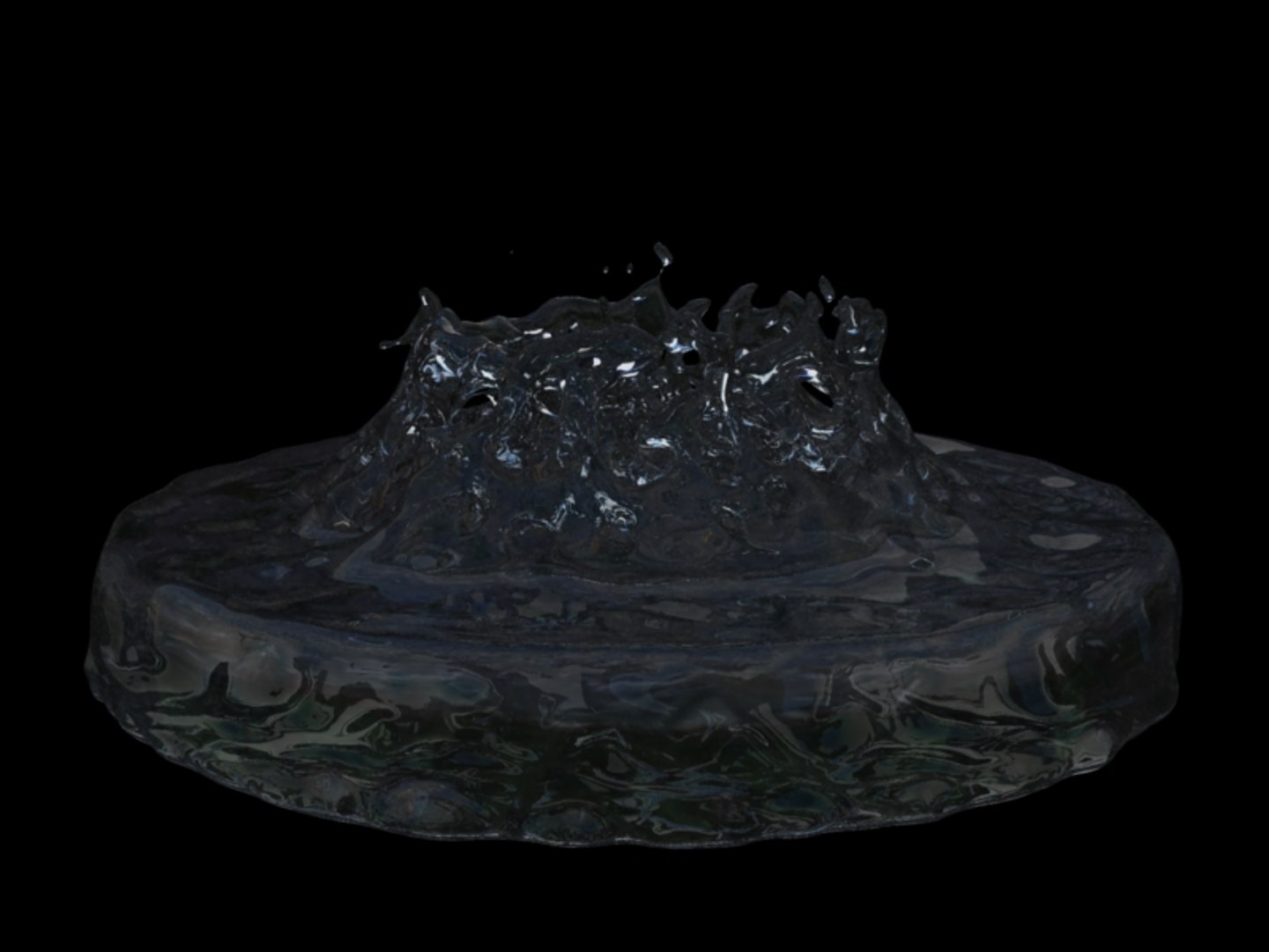 3ds Max Realflow Water Splash Animation