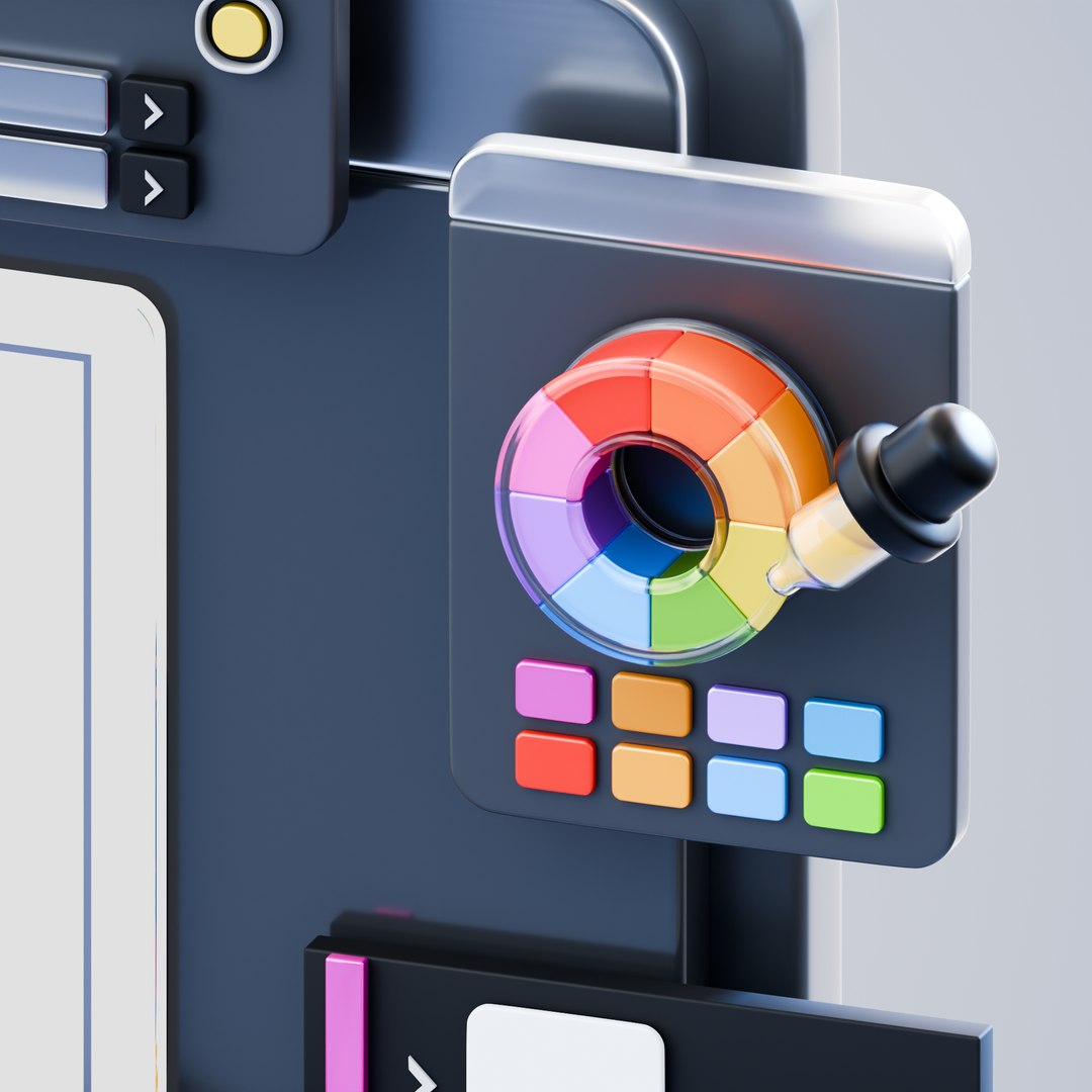 Art UI Illustration Design 3D - TurboSquid 2349636