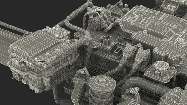 3D Hydrogen Fuel Cell System - TurboSquid 1868063