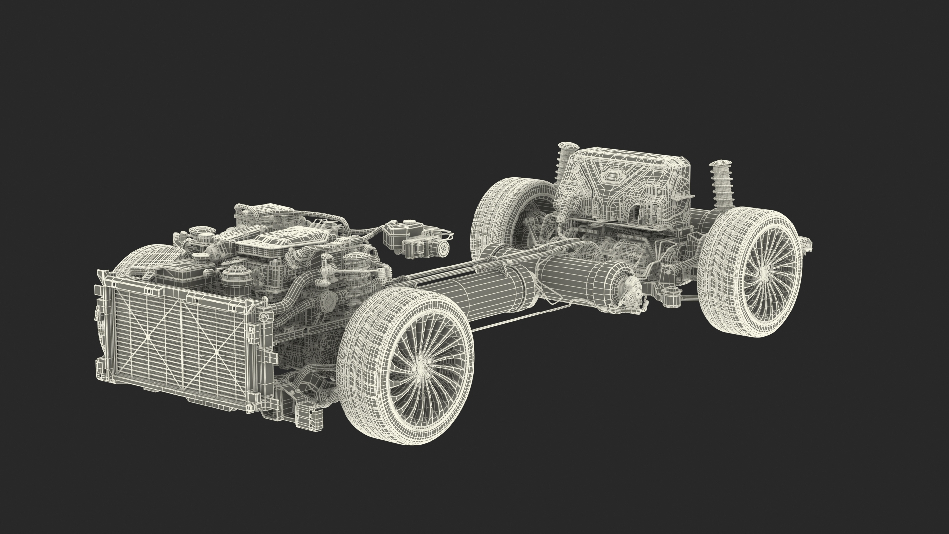 3D Hydrogen Fuel Cell System - TurboSquid 1868063