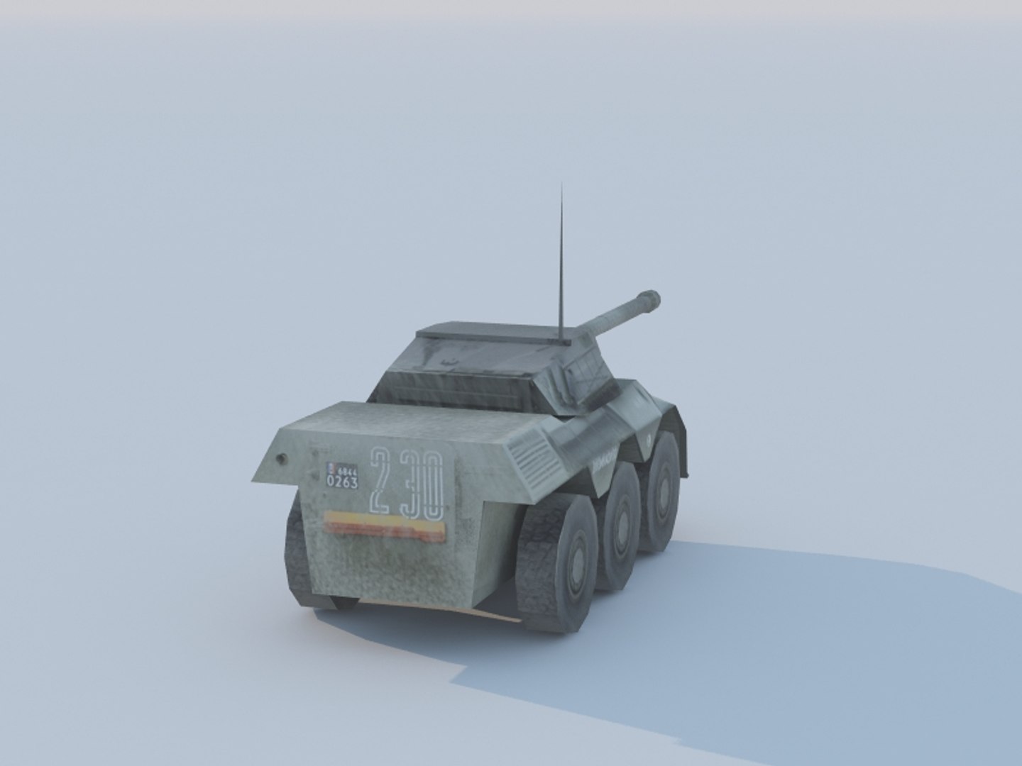 3d Model Vbc-90 Tank Destroyer