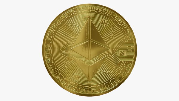 Gold ethereum model - TurboSquid 1691910