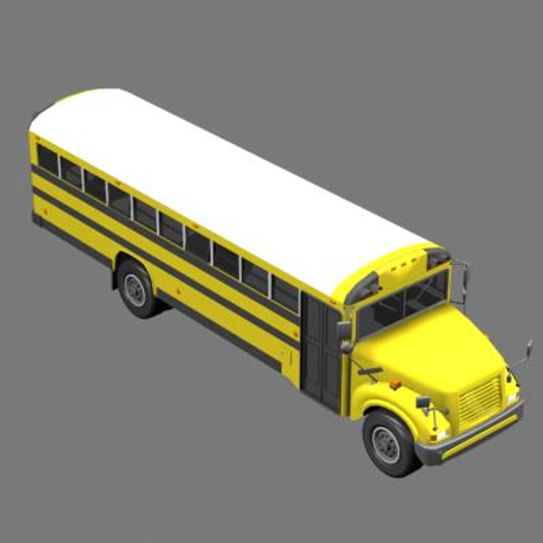 3d School Bus