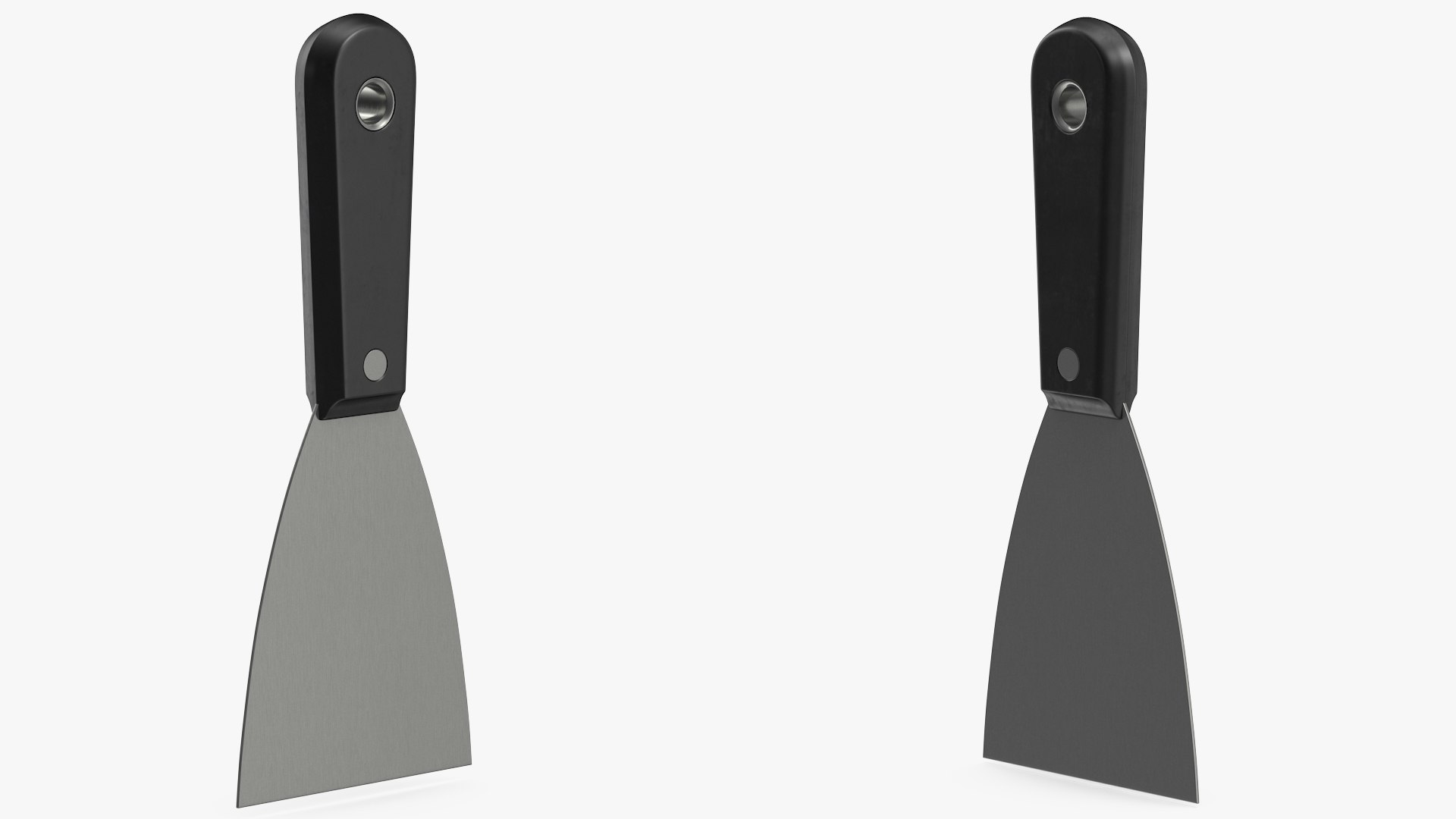 3D Scraper 3 Inch Black Handle - TurboSquid 1943454