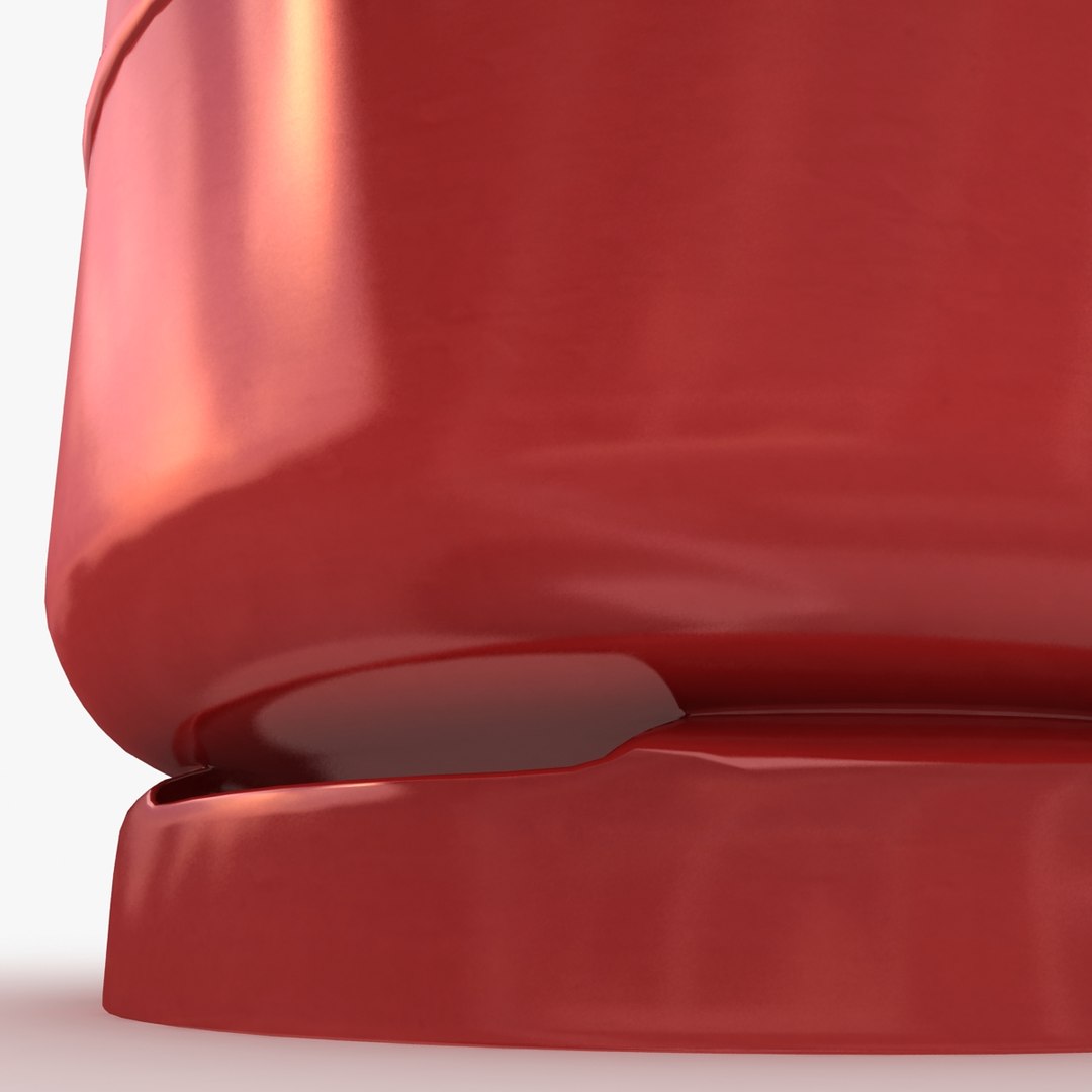 3d Realistic Gas Cylinder 3 Model