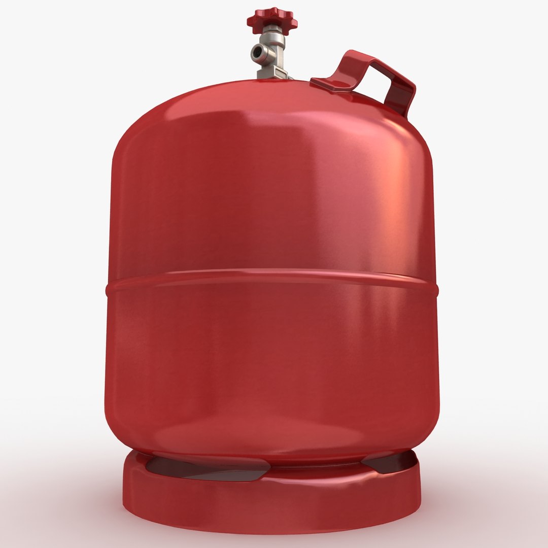 3d Realistic Gas Cylinder 3 Model