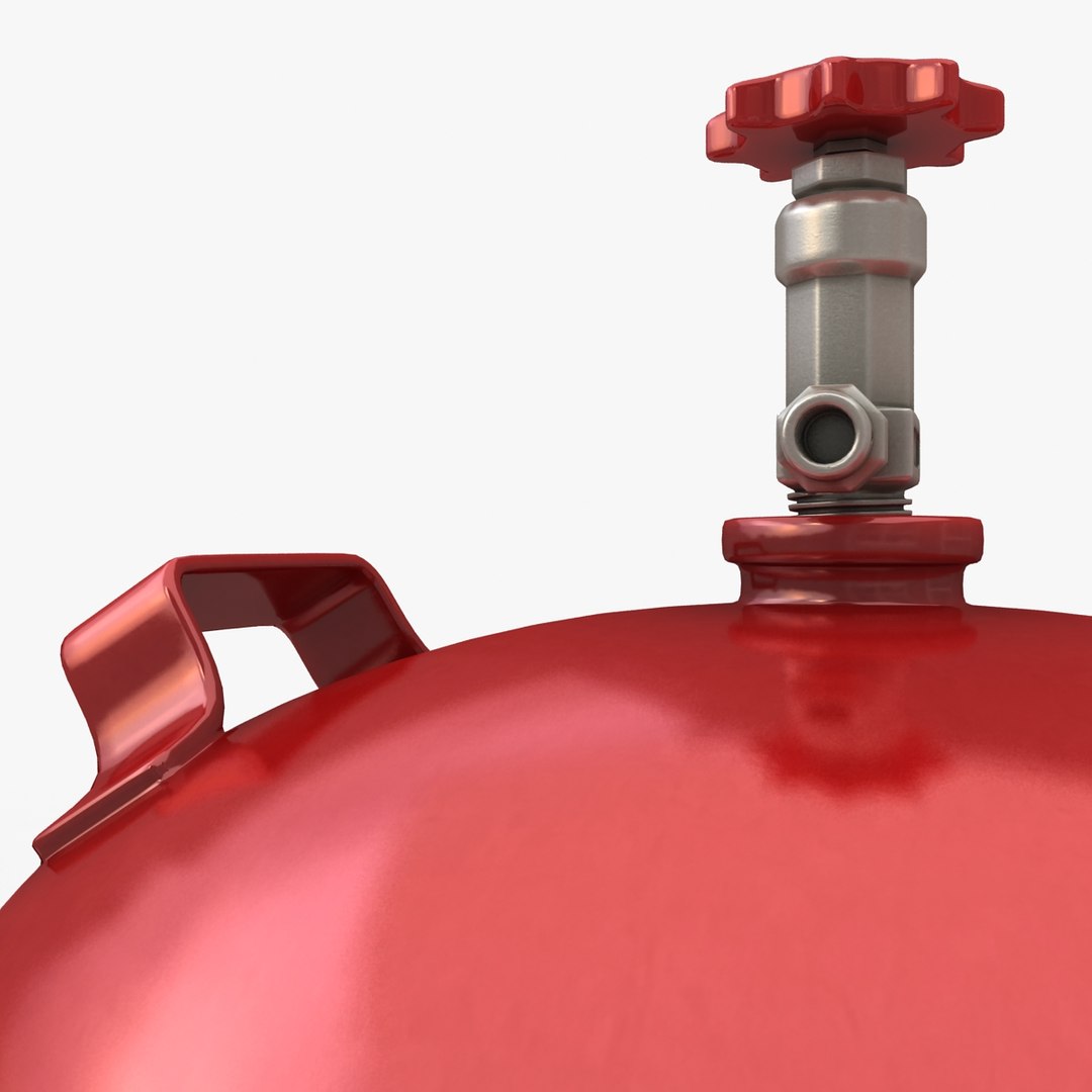 3d Realistic Gas Cylinder 3 Model