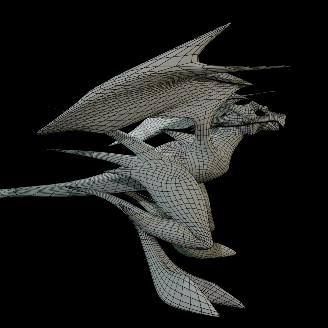3D Flying Dragon - TurboSquid 1424257