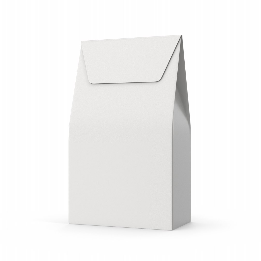 White Food Container 3D Model - TurboSquid 2039162