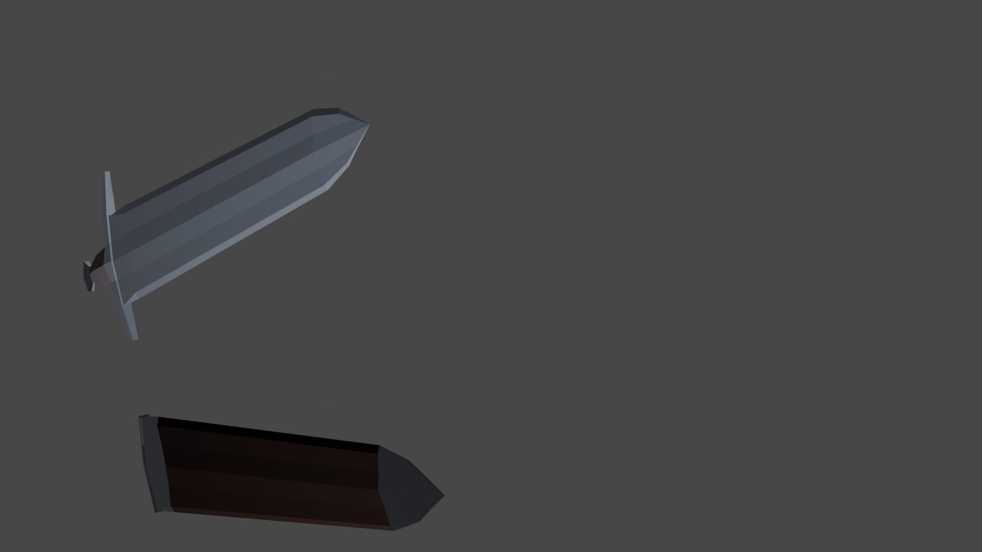 Short Sword And Sheath Model - TurboSquid 2252885