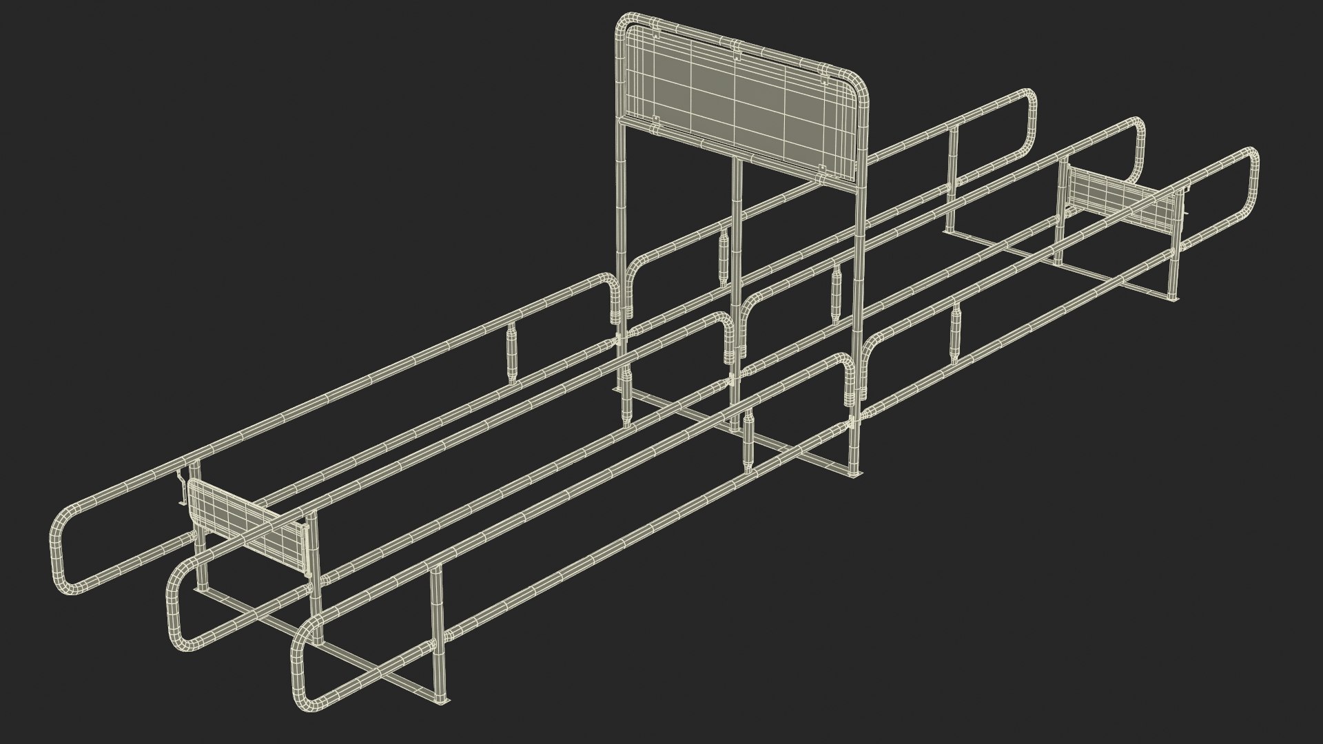 Shopping Cart Corral Bidirect 3D model - TurboSquid 2027744