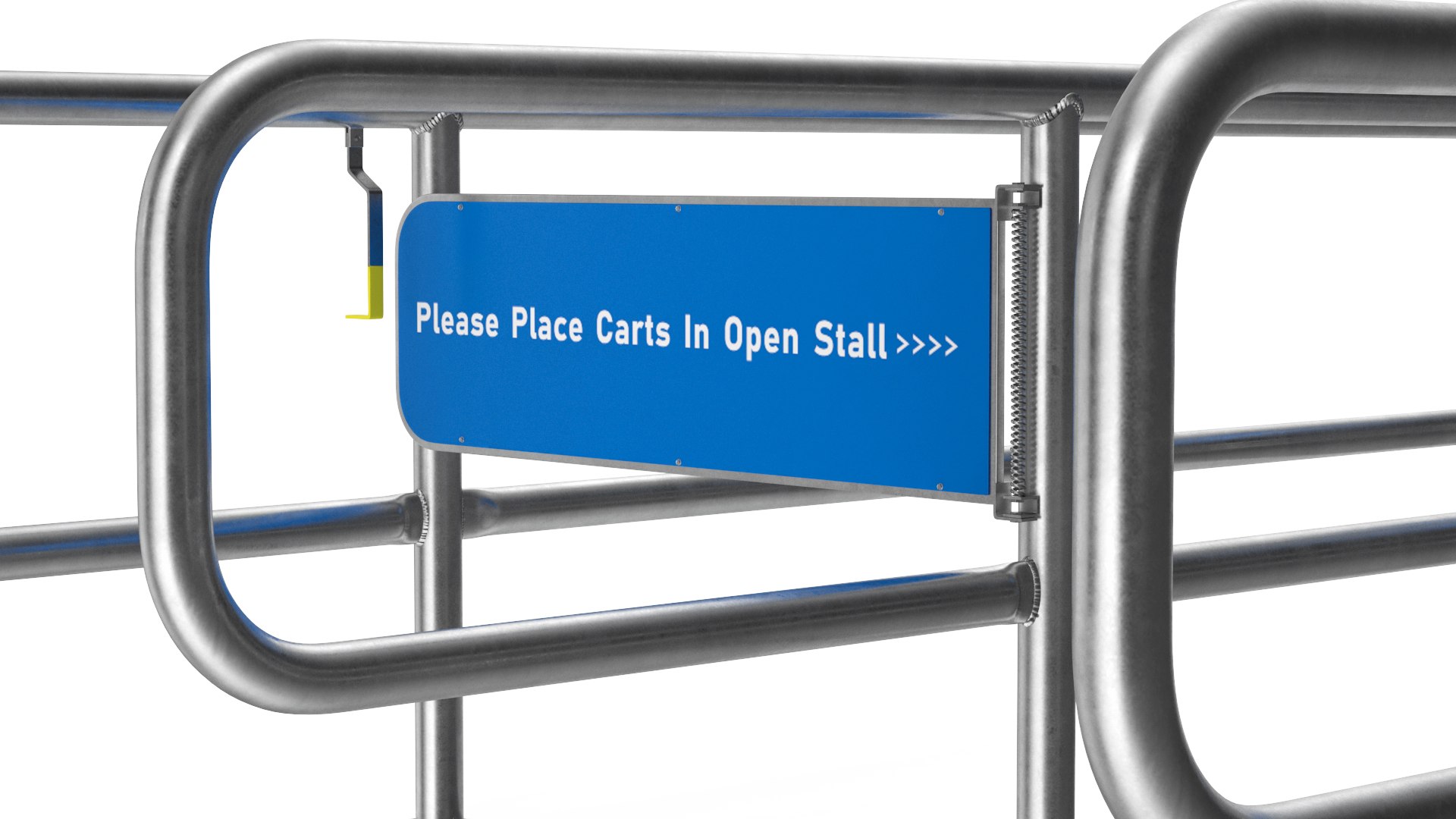 Shopping Cart Corral Bidirect 3D Model - TurboSquid 2027744