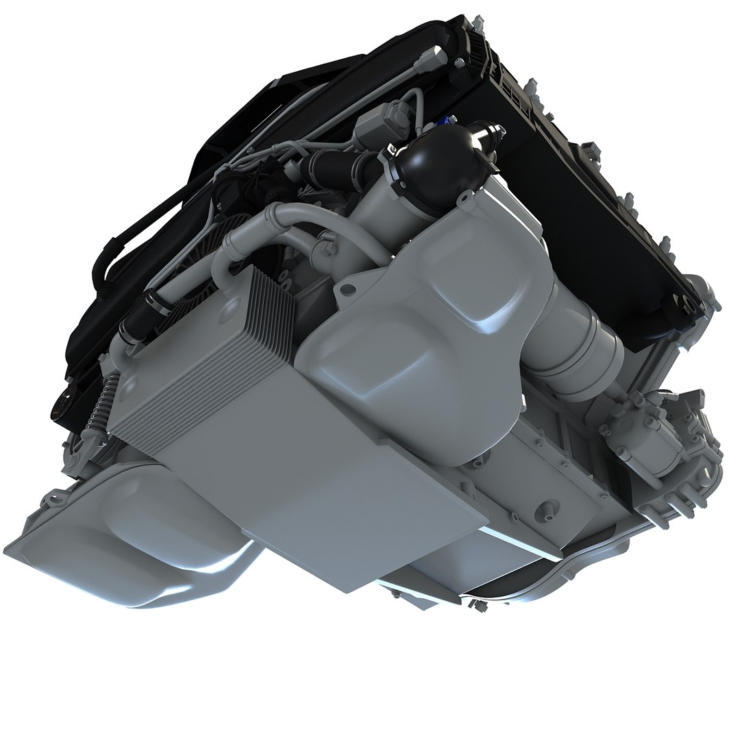 3d Model Audi S8 Tfsi V8 Engine