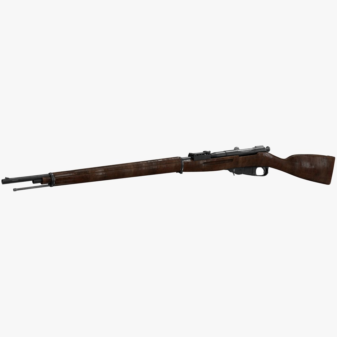 Mosin Rifle 3D model - TurboSquid 1958391