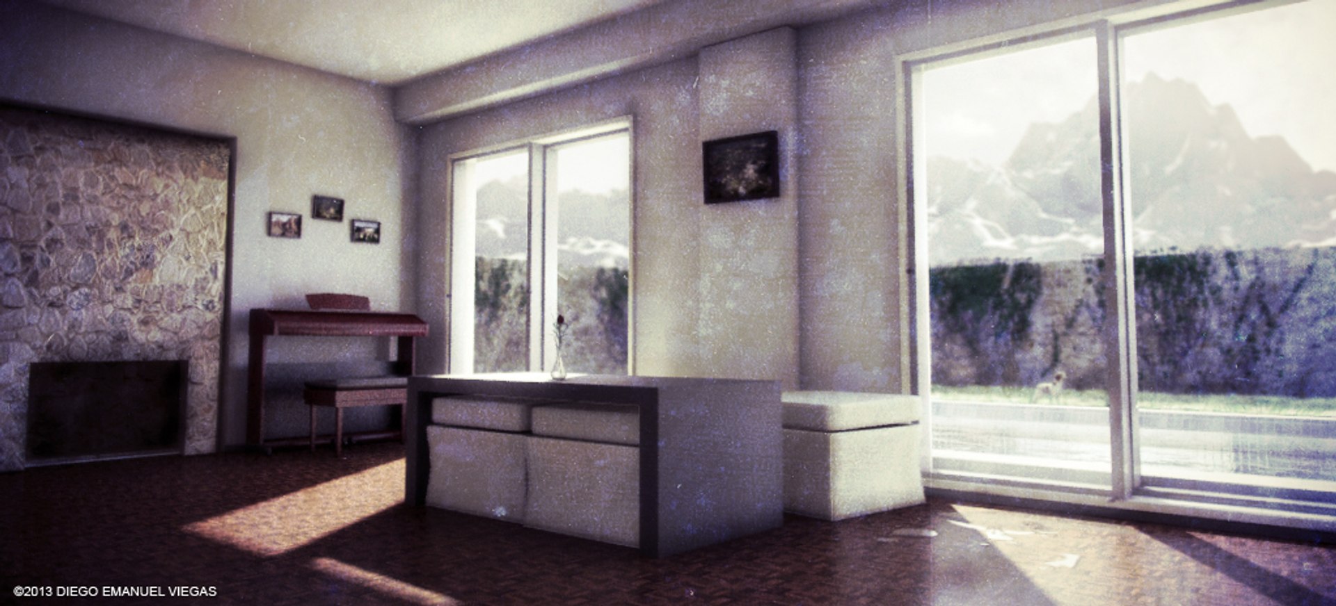 Free Scene Render Setup 3d Model