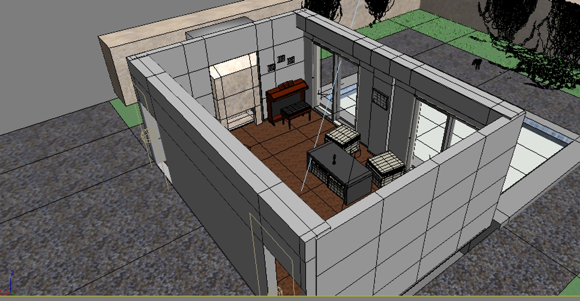 Free Scene Render Setup 3d Model