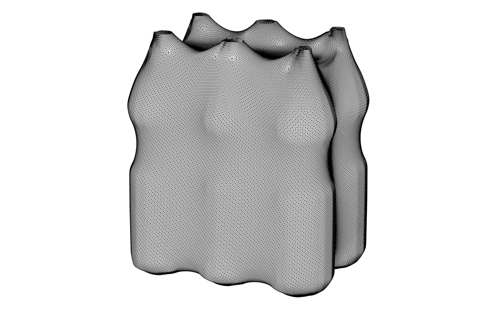 3D Model Water Bottle Shrink Wrap 03l - TurboSquid 1957867