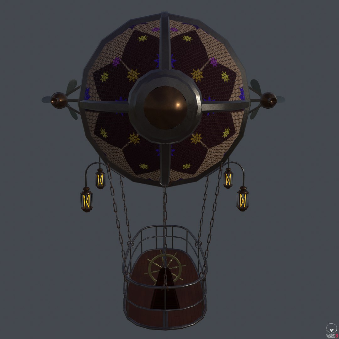 Steampunk Zeppelin 3D - TurboSquid 1319778