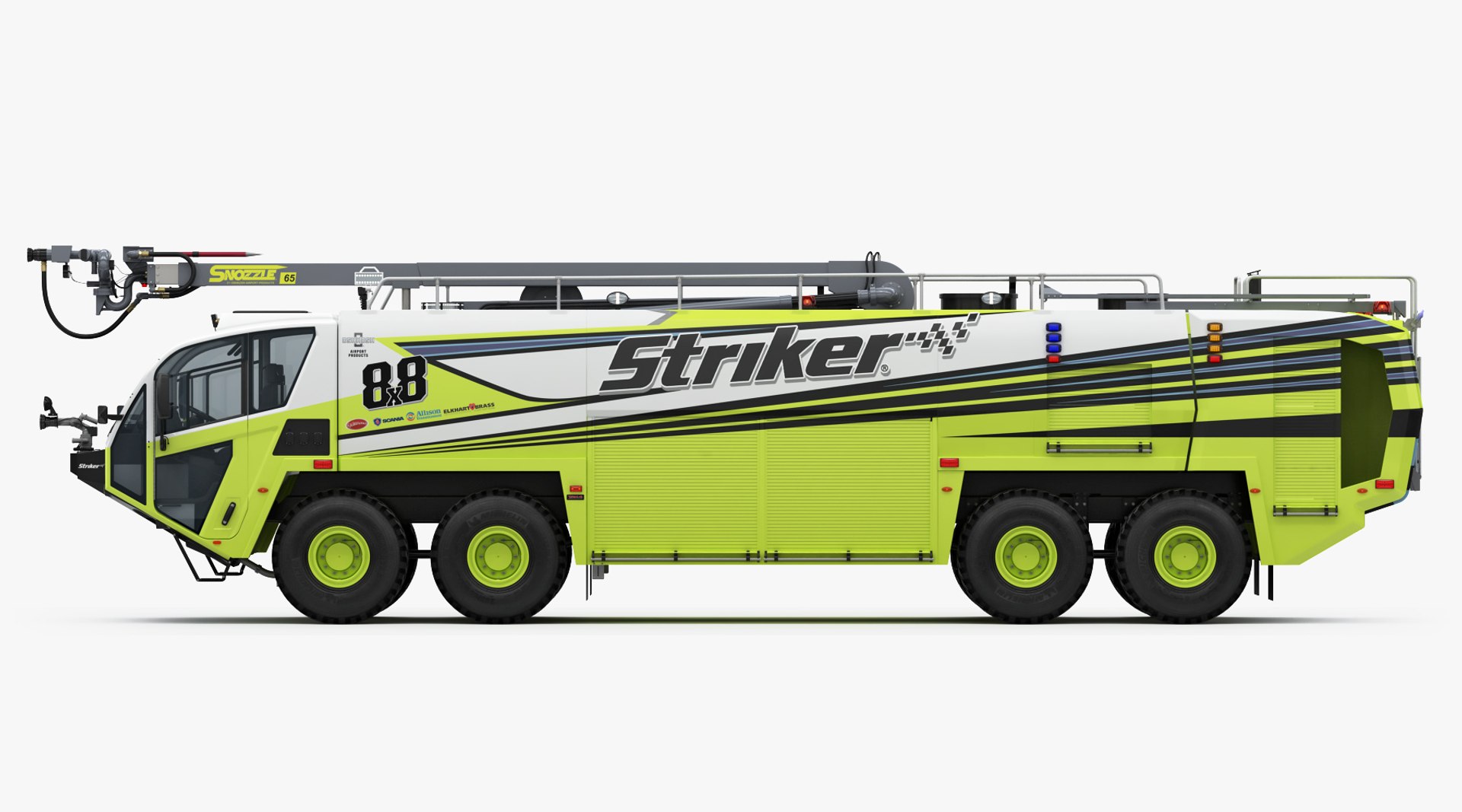3D oshkosh striker 8x8 airport model - TurboSquid 1363234